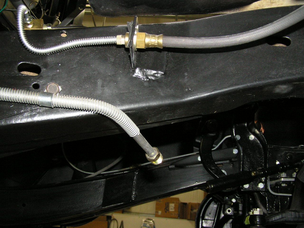 C1 - 1960 routing the fuel / gas line fitment photos please ...