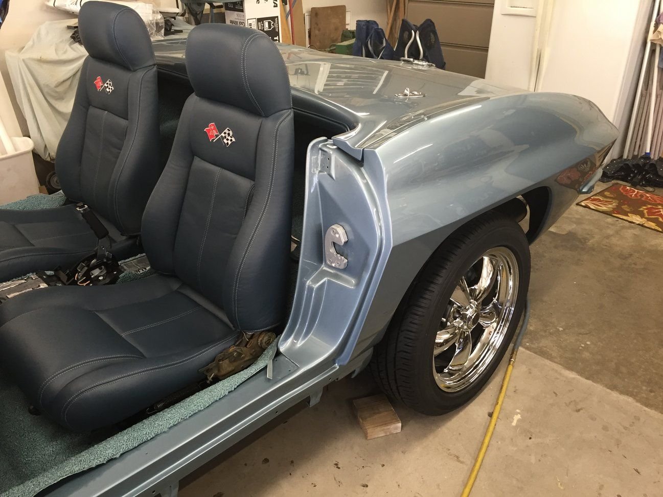 Installed C3 clamshell seats in my C2 - CorvetteForum - Chevrolet ...