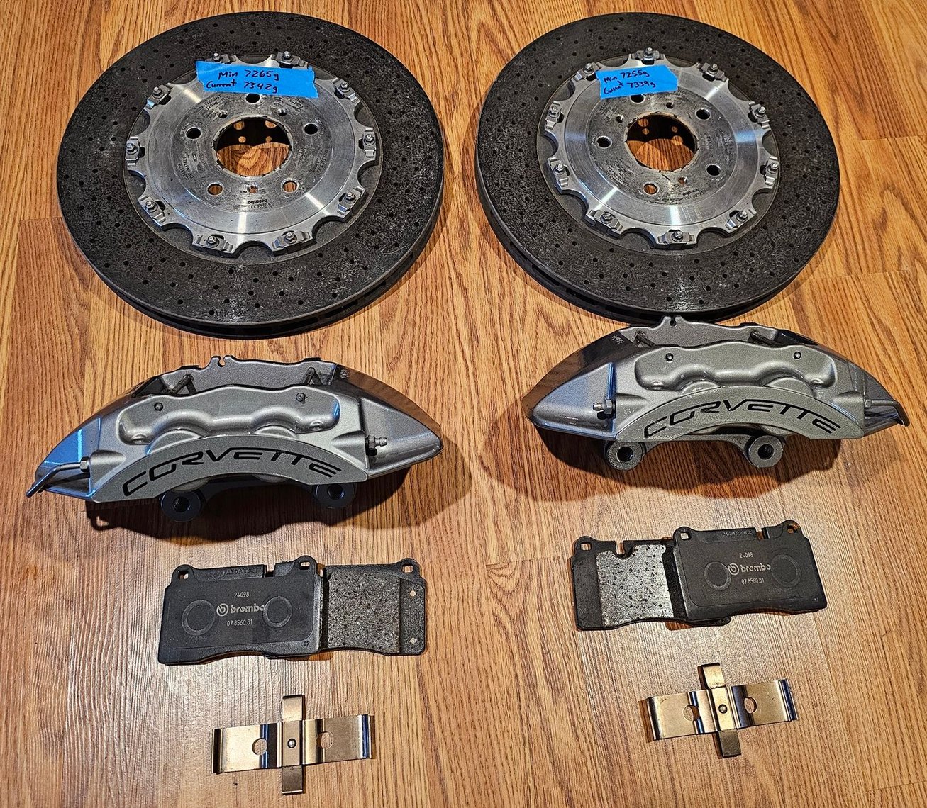 FS (For Sale) C6 ZR1 / Z07 Carbon Ceramic Brakes, CCB (Rear Only ...