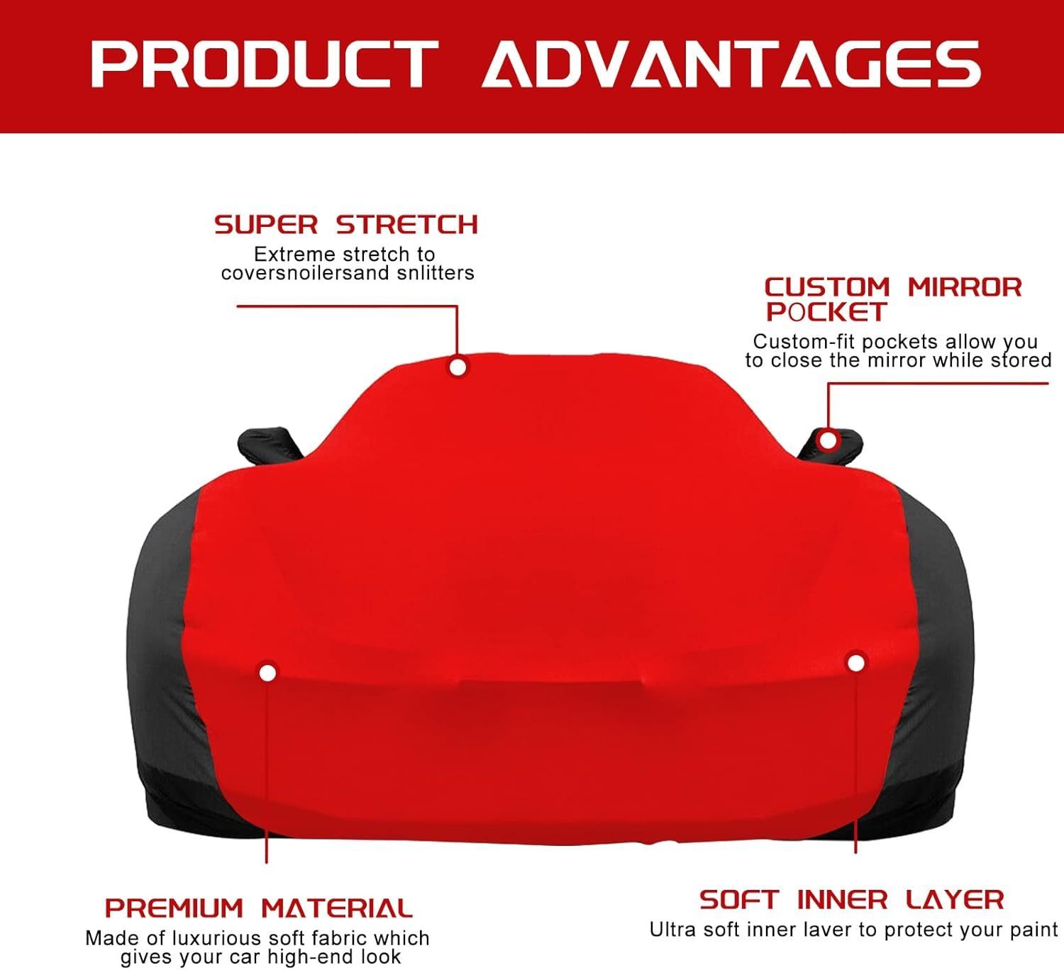 C4 Corvette Custom-fit Stretch Satin Indoor Breathable and dust proof ...