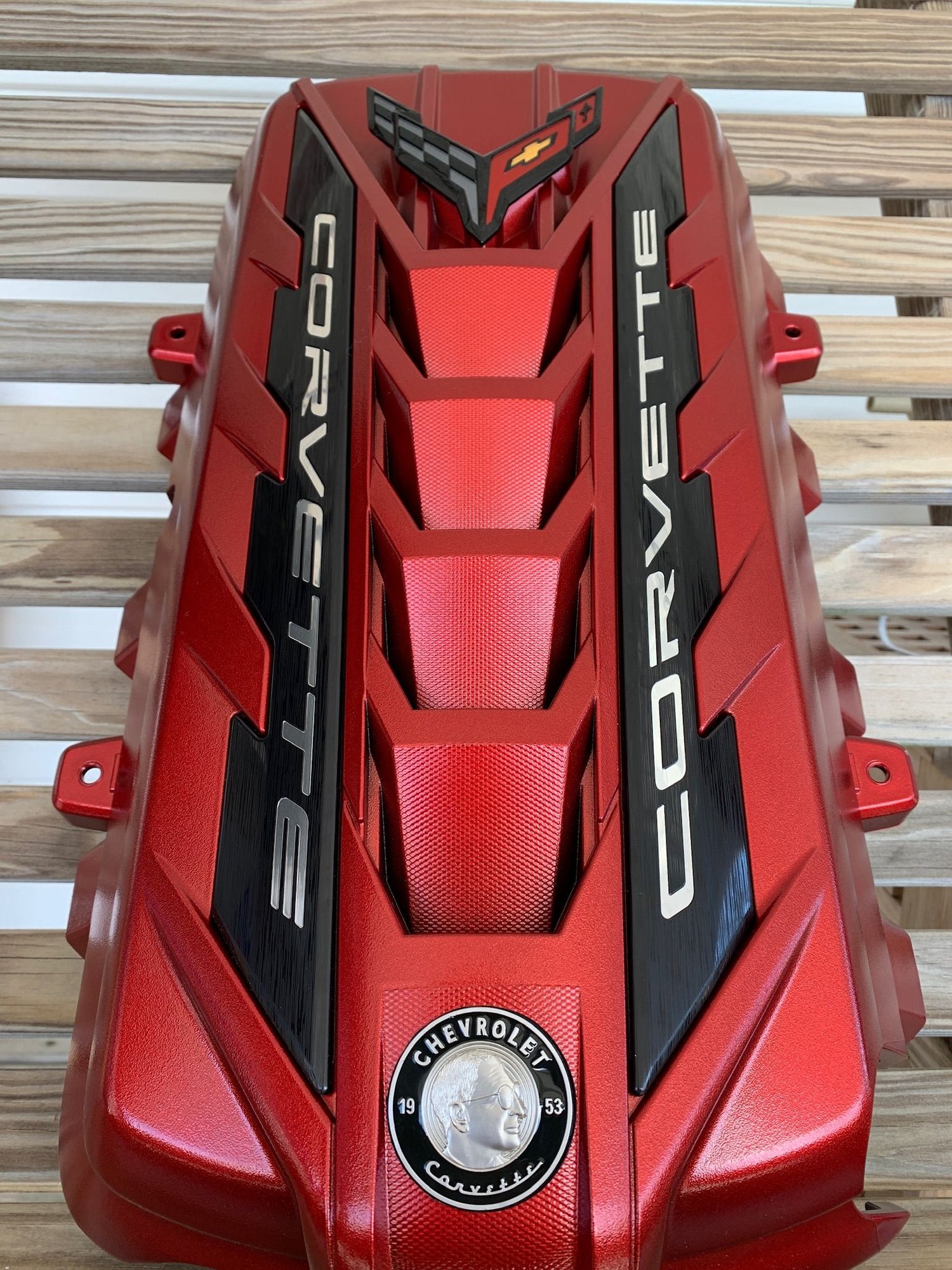 Red engine cover Mod “Phase 2” complete, what do you think ...