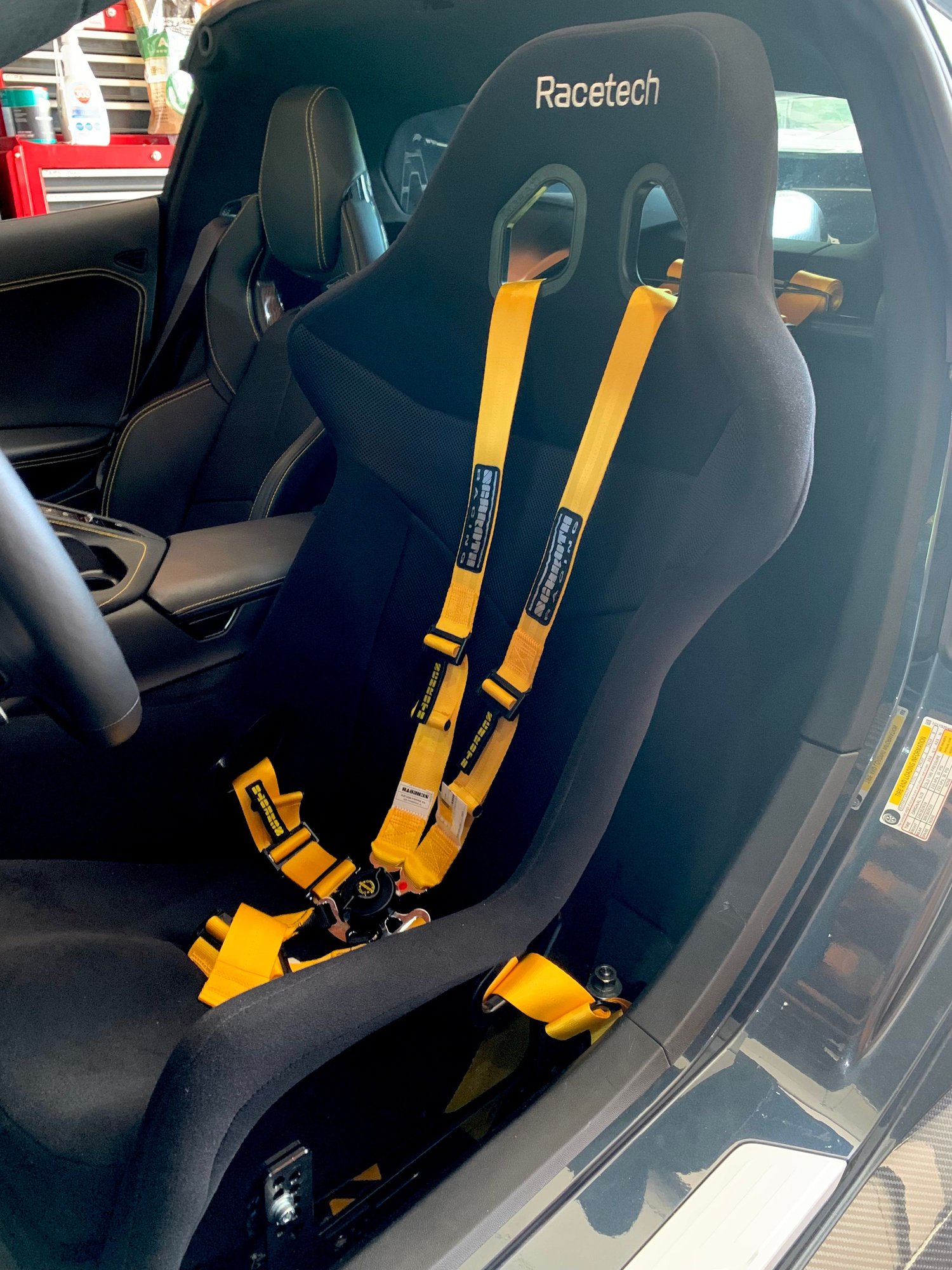 Racetech Seat Installed - CorvetteForum - Chevrolet Corvette Forum ...