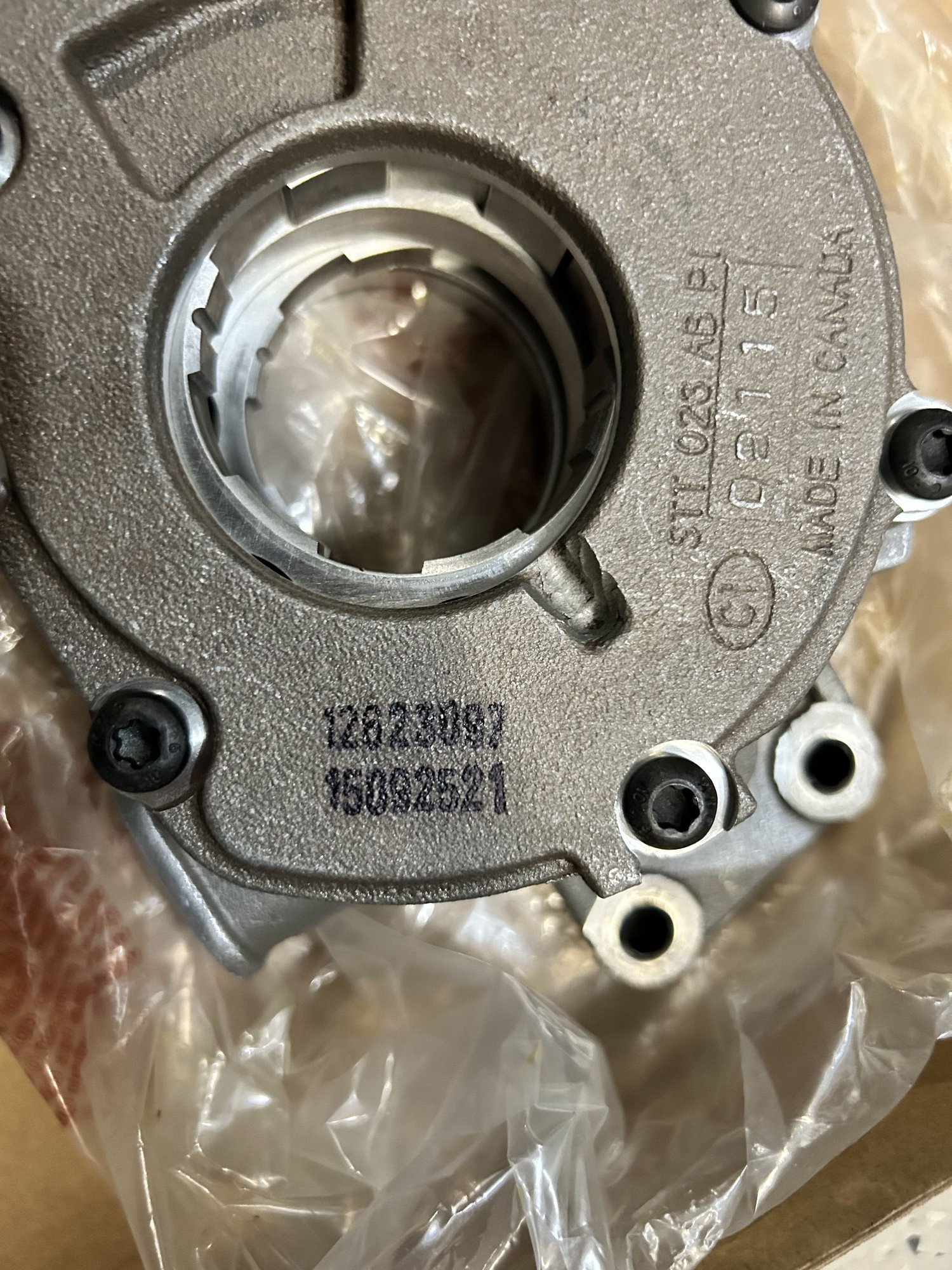 FS (For Sale) LS7 Crate Engine Take Off Parts - Oil pan, timing cover ...