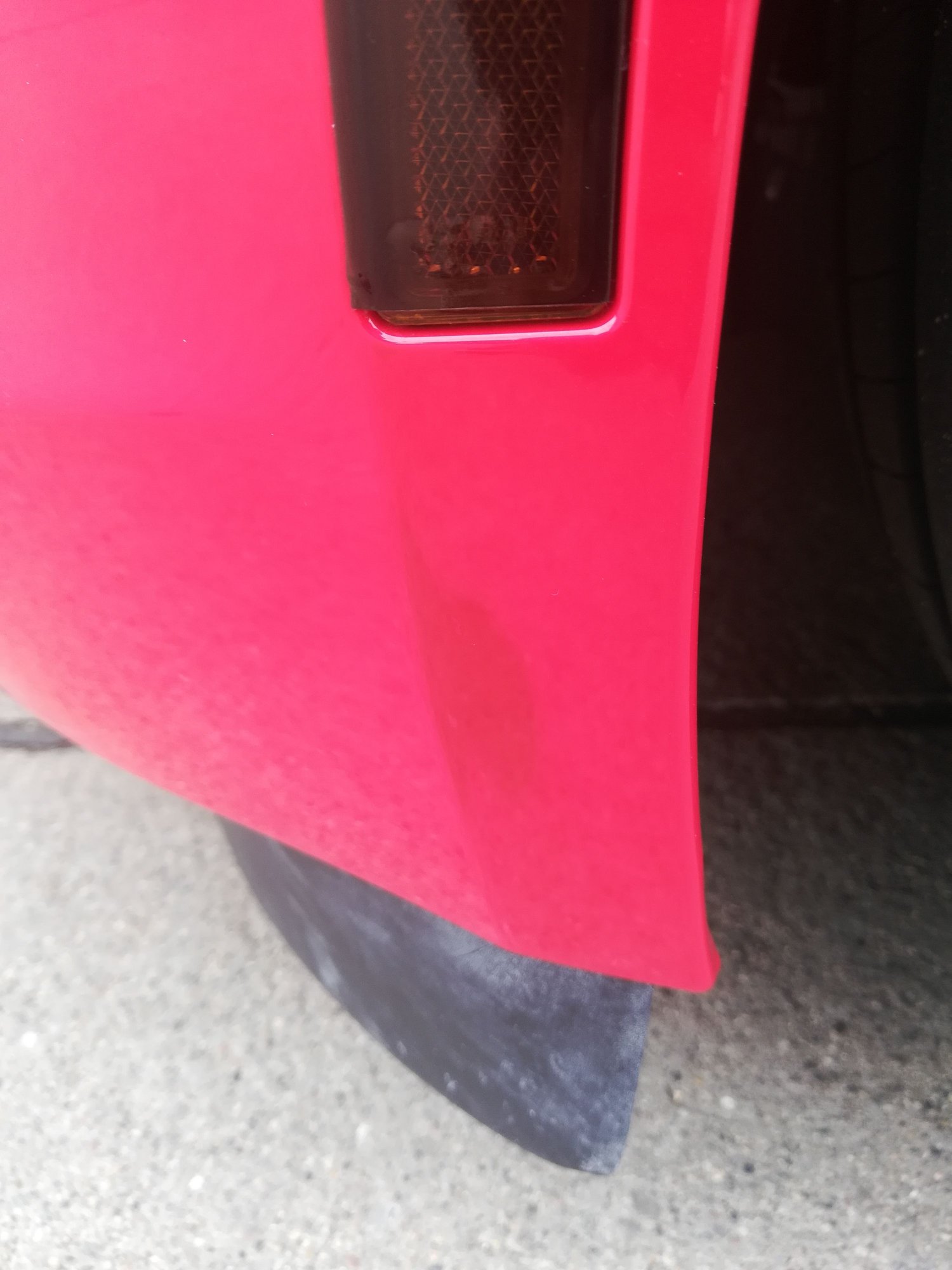 Factory paint defect on bumper, is it worth getting fixed ...