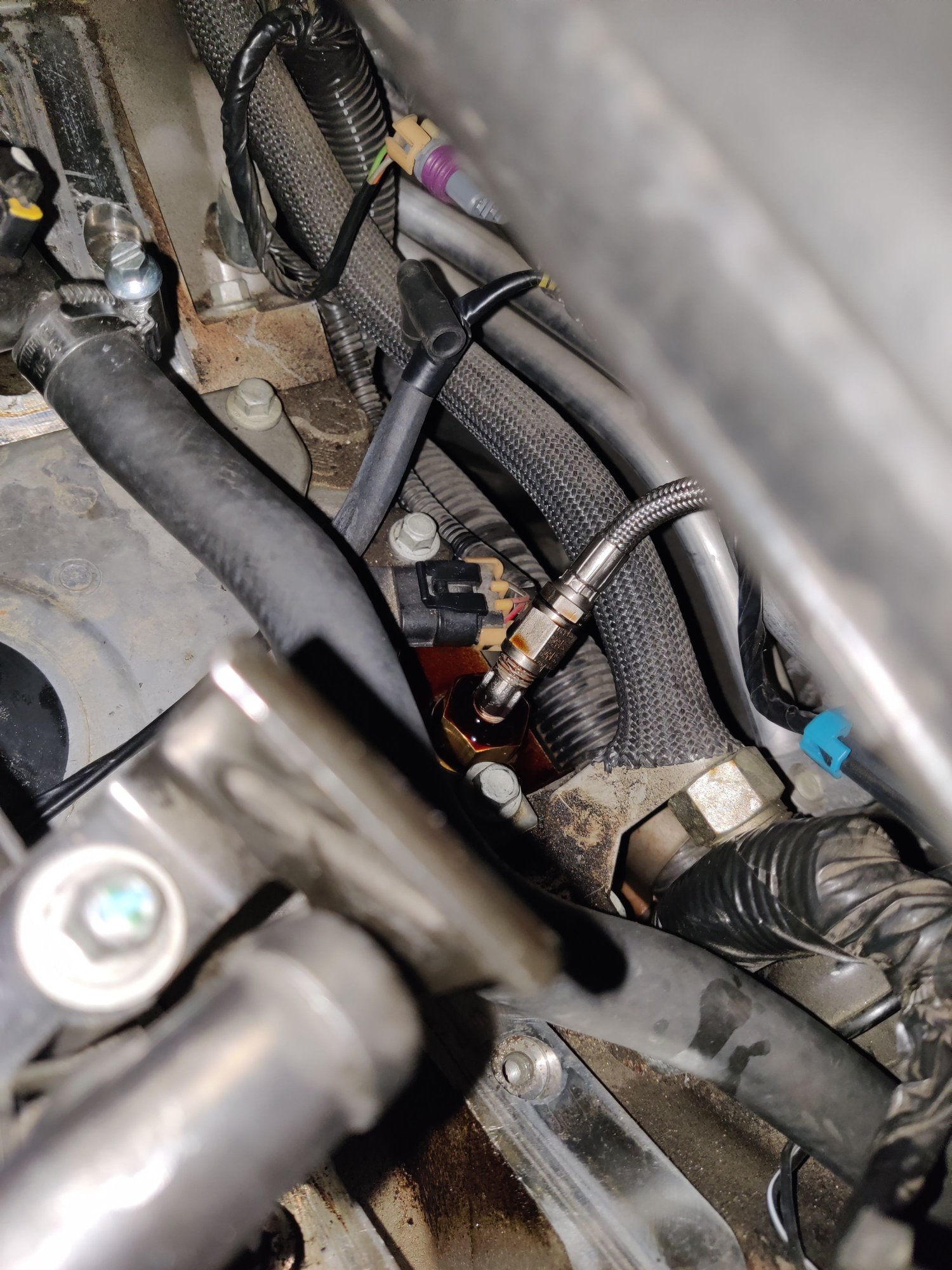 Bought and put together oil pressure sensor relocation kit, now have ...