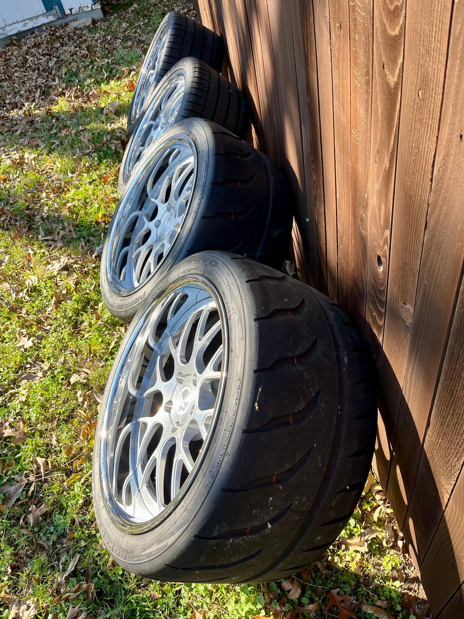 FS (For Sale) 19/20” 360 Forged Mesh Eight wheels and Toyo r888r tires ...