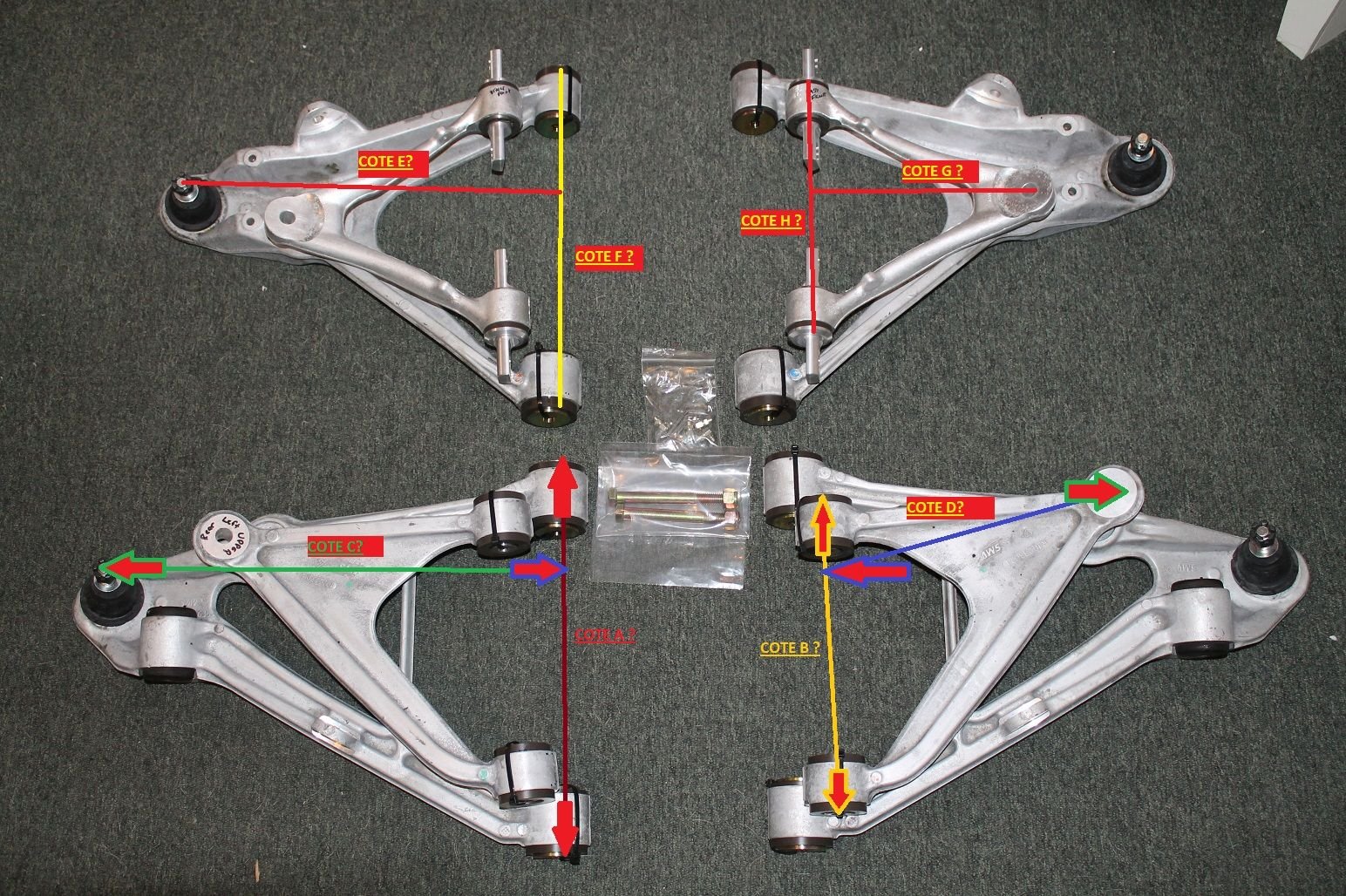 Ford GT40 Mk1 project with Corvette C5 front and rear uprights ...