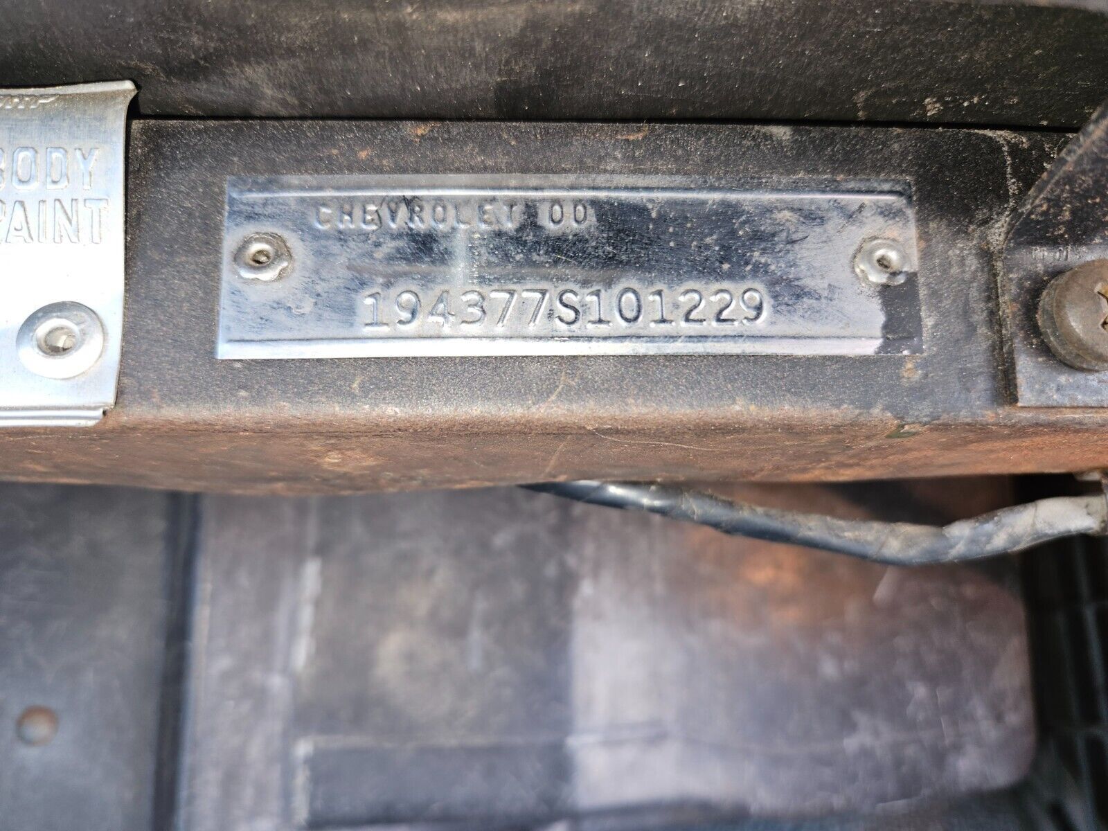 C2 Trim Tag and Vin Tag Question - CorvetteForum - Chevrolet Corvette ...