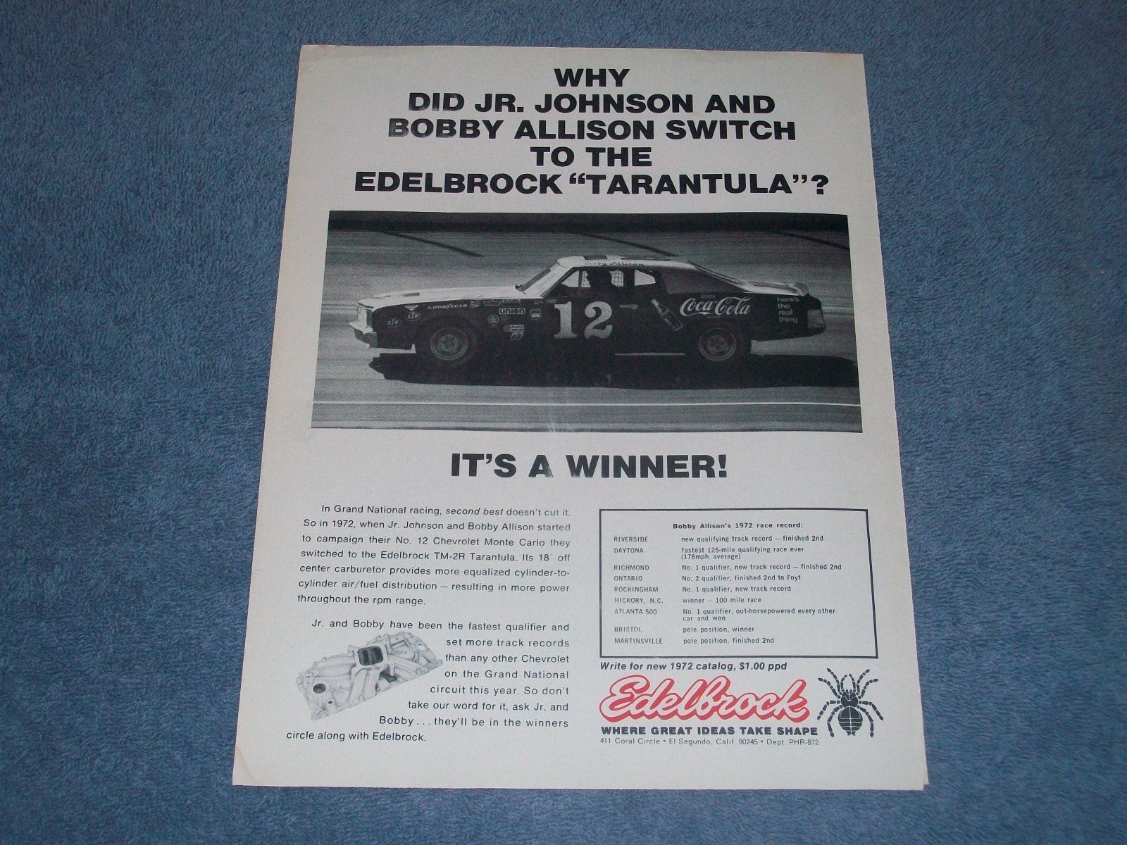 Edelbrock Intake Tarantula - CorvetteForum - Chevrolet Corvette Forum ...