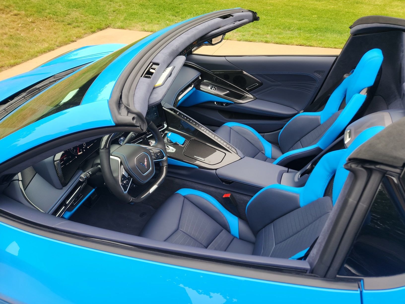 FS:2024 Z06 3LZ HTC Rapid Blue + Warranty for MSRP - CorvetteForum ...