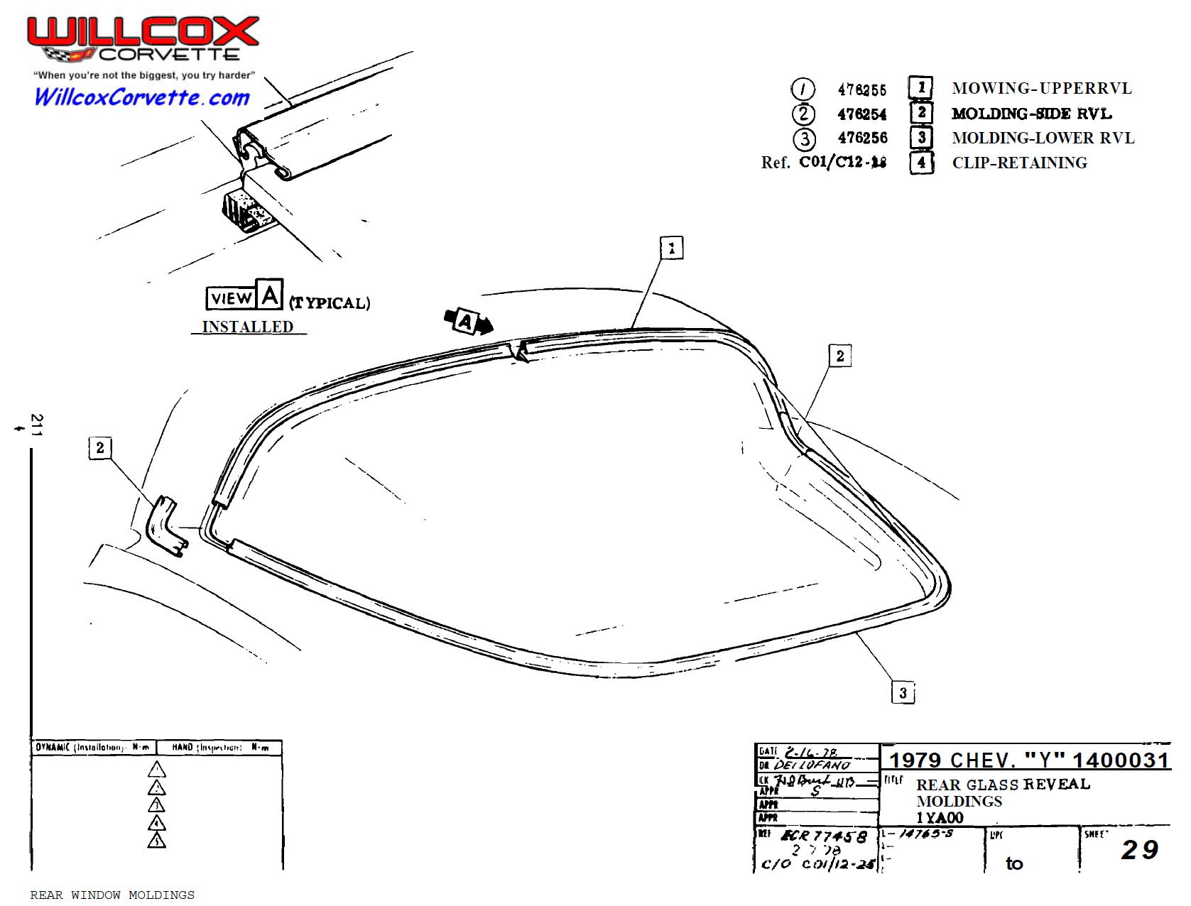 1979 c3 rear window trim - CorvetteForum - Chevrolet Corvette Forum ...