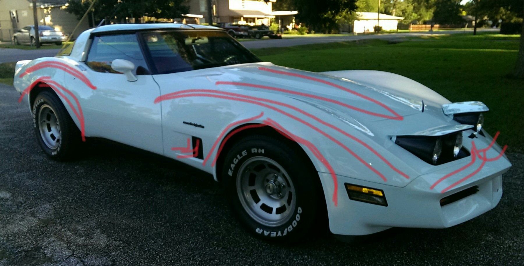 C3 custom pinstriping - CorvetteForum - Chevrolet Corvette Forum Discussion
