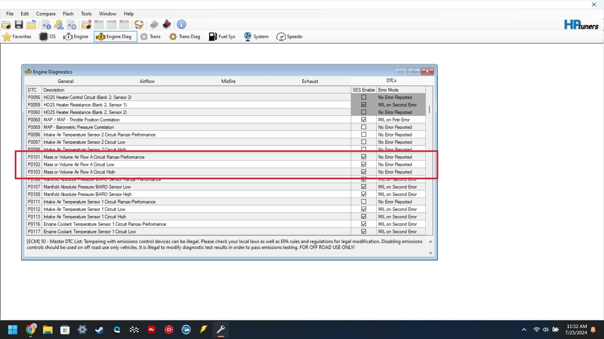 TCS Patch - Speed Density Tuning - Service Traction System MIL ...