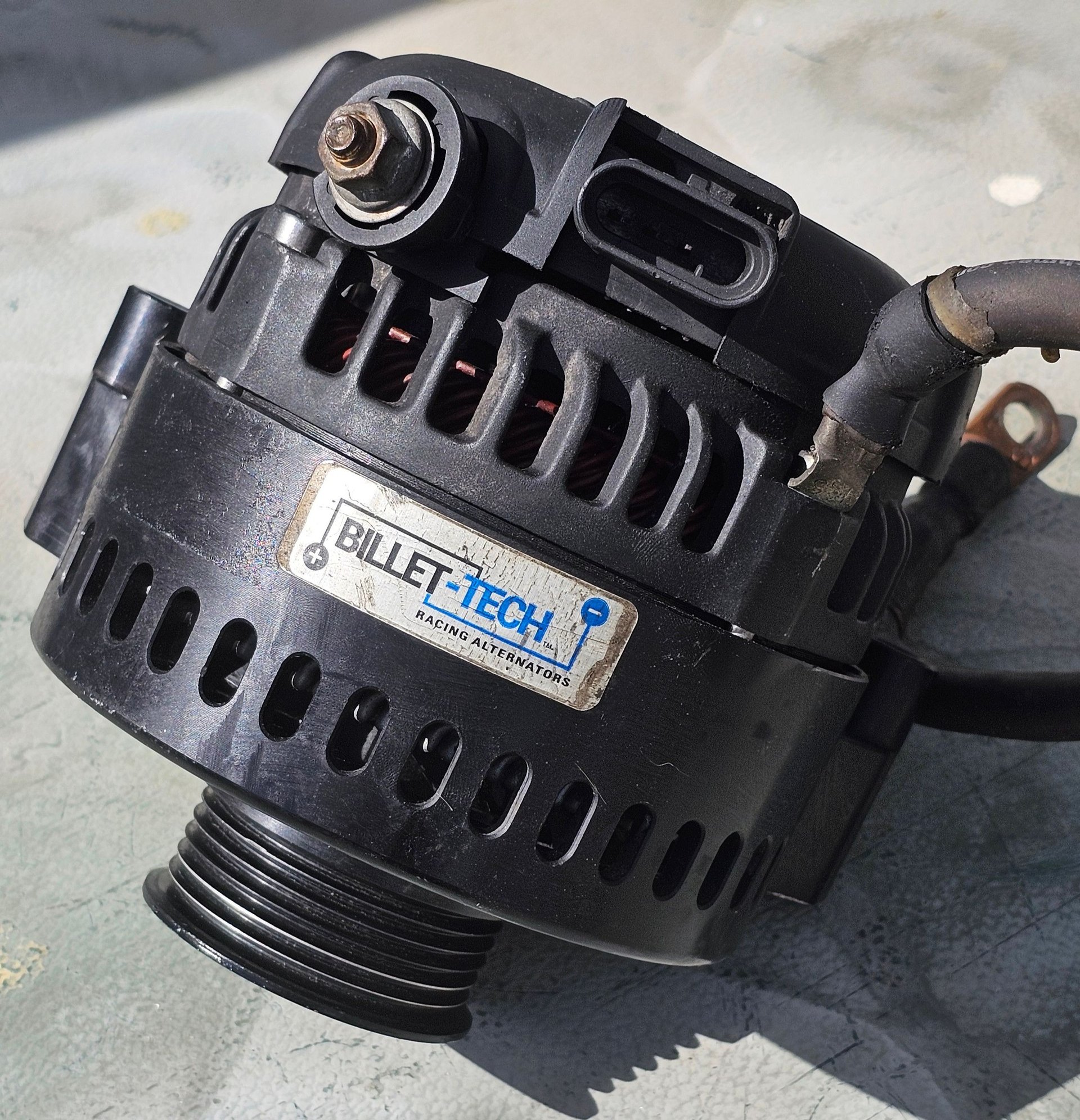 FS (For Sale) Billet Tech / Mechman Billet Alternator 170 amp Black ...