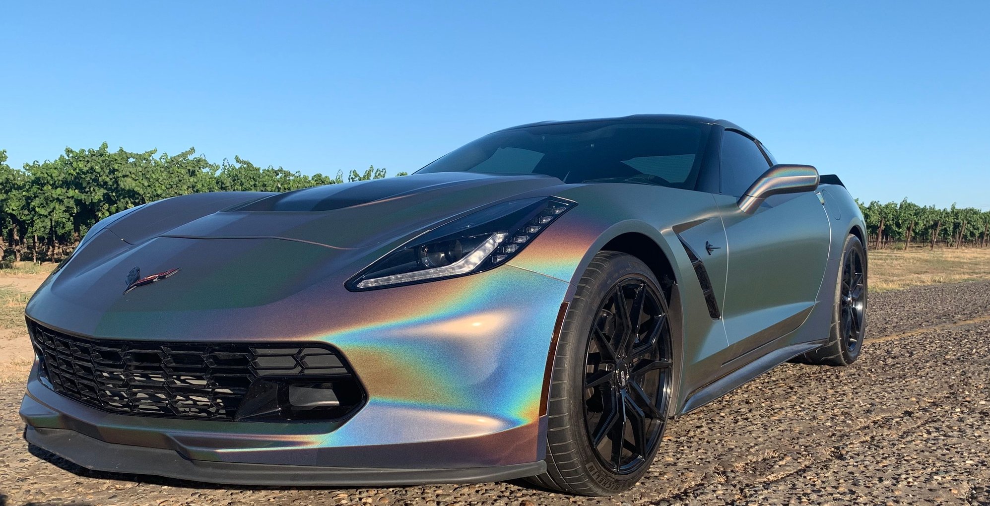Wrapped my Stingray - CorvetteForum - Chevrolet Corvette Forum Discussion