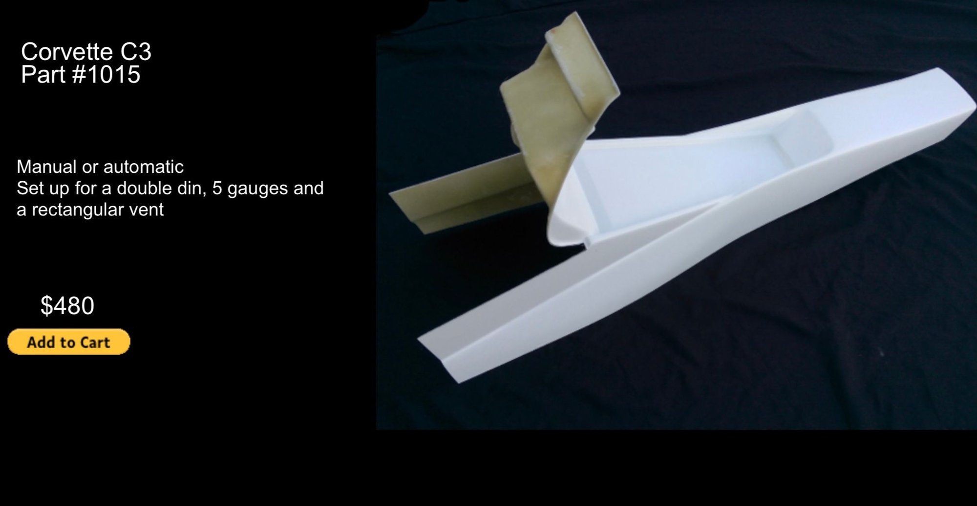 FS (For Sale) Modern Classics Interior Custom C3 Center Console and ...