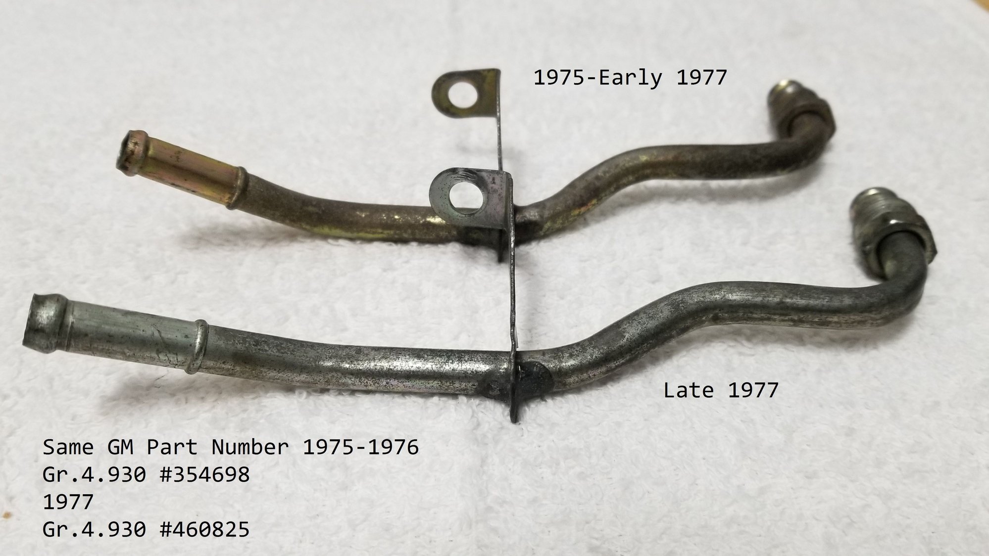 WTB (Want To Buy) 74 Power Brake Booster Vacuum Pipe - CorvetteForum ...