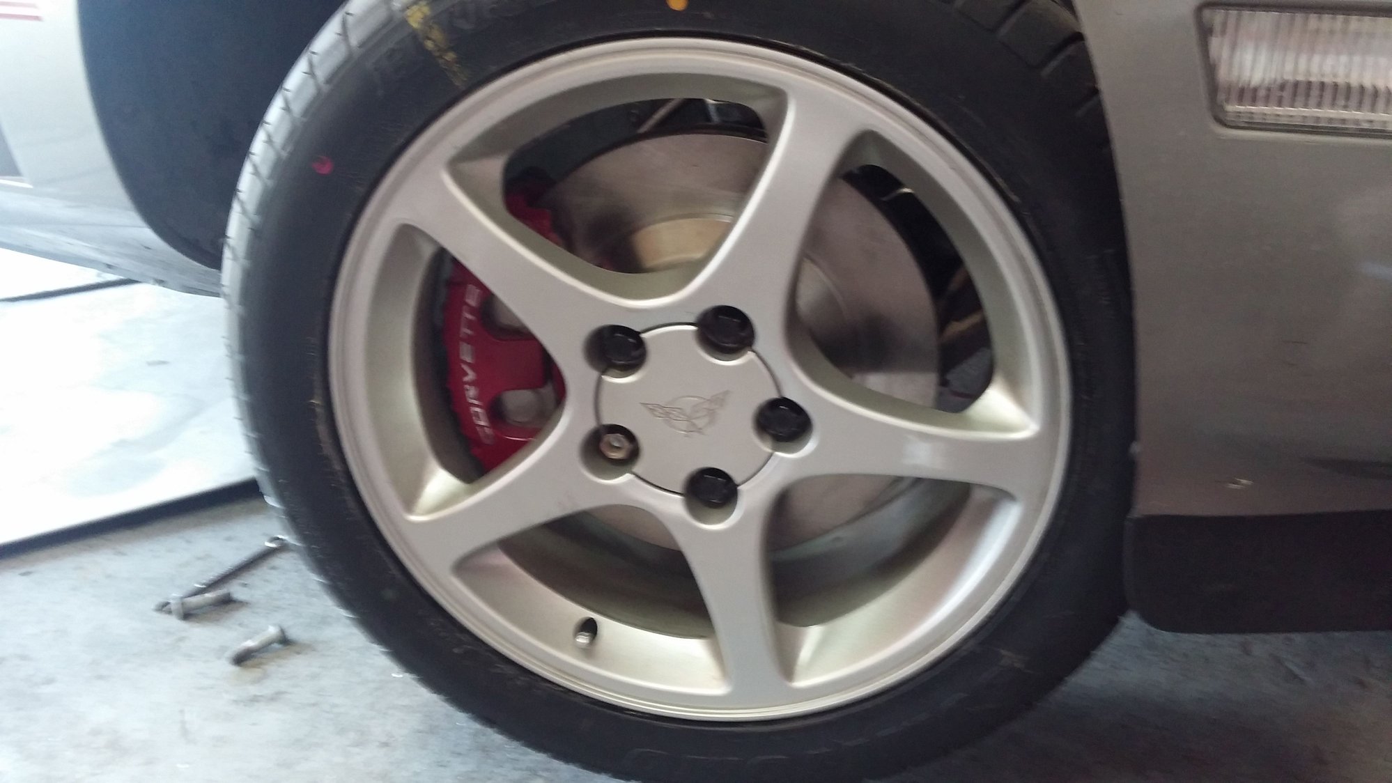 Early C4 to C5 brake upgrade with photos - CorvetteForum - Chevrolet ...