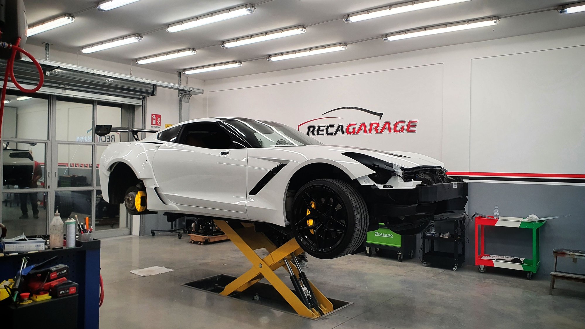 My C7 getting a full repainting (color change) - CorvetteForum ...