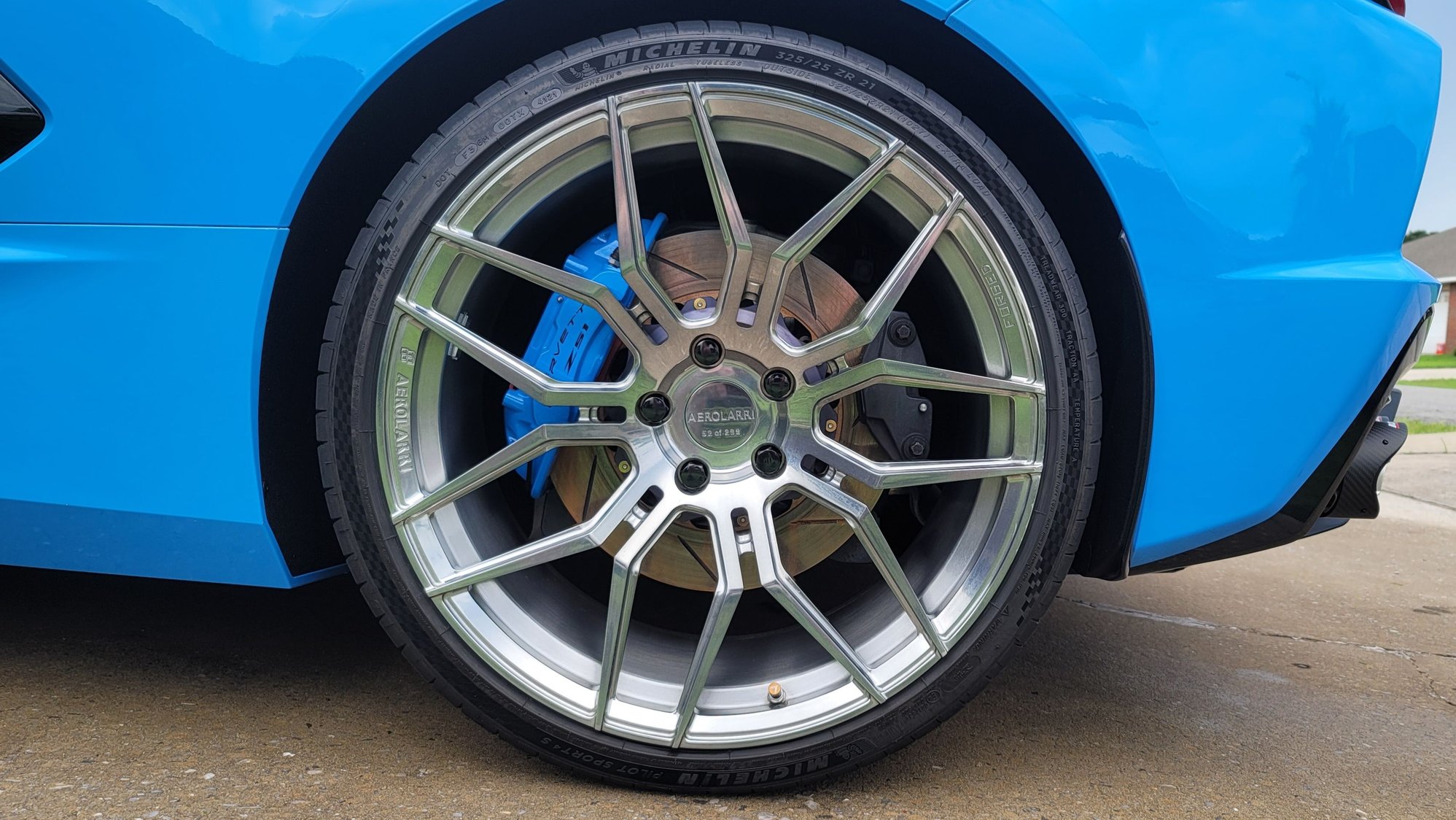 Rapid blue brake calipers Before & After. - Page 2 - CorvetteForum ...
