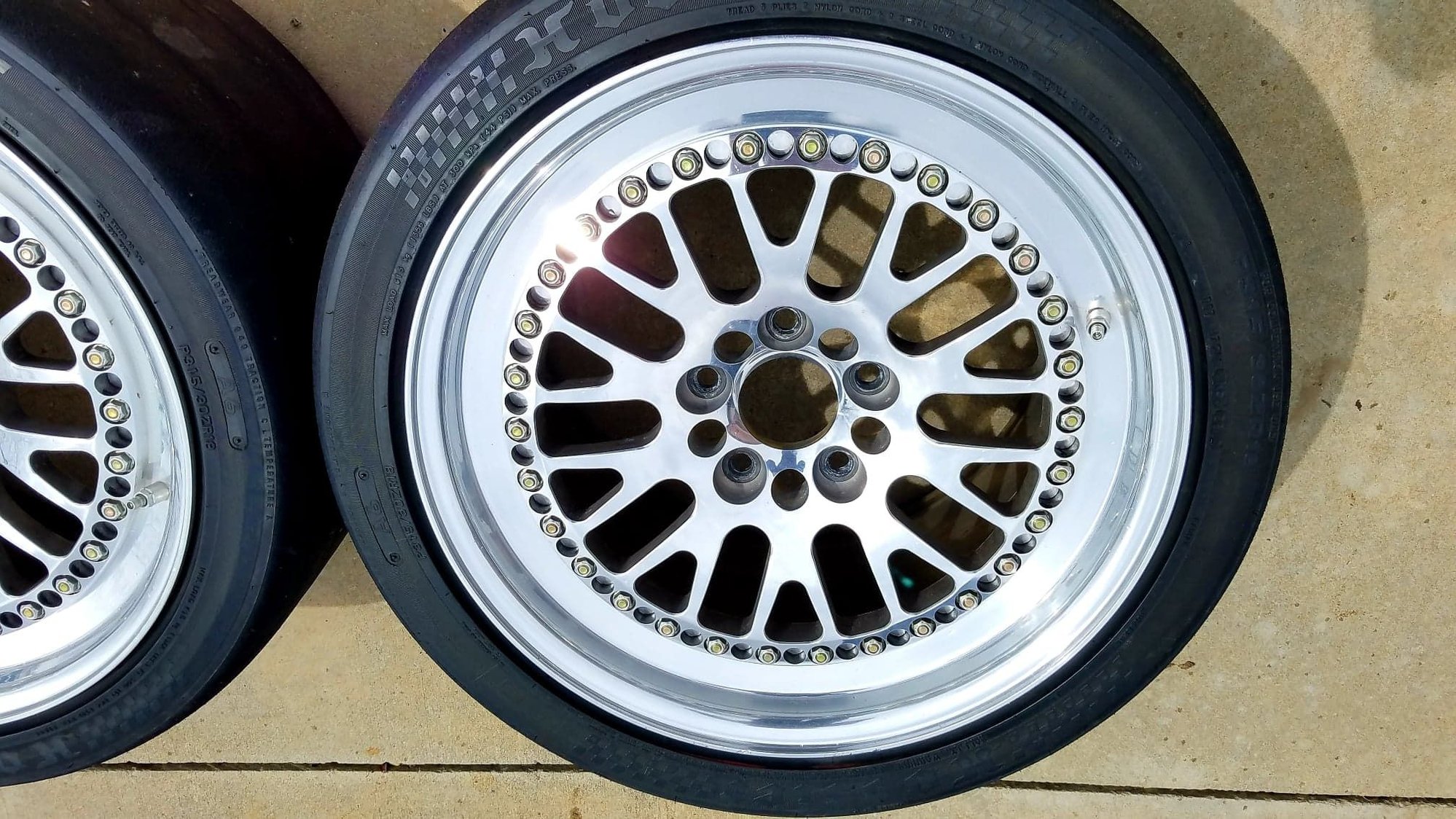 FS (For Sale) 18x12 CCW Classic Race wheels & Hoosiers - CorvetteForum ...