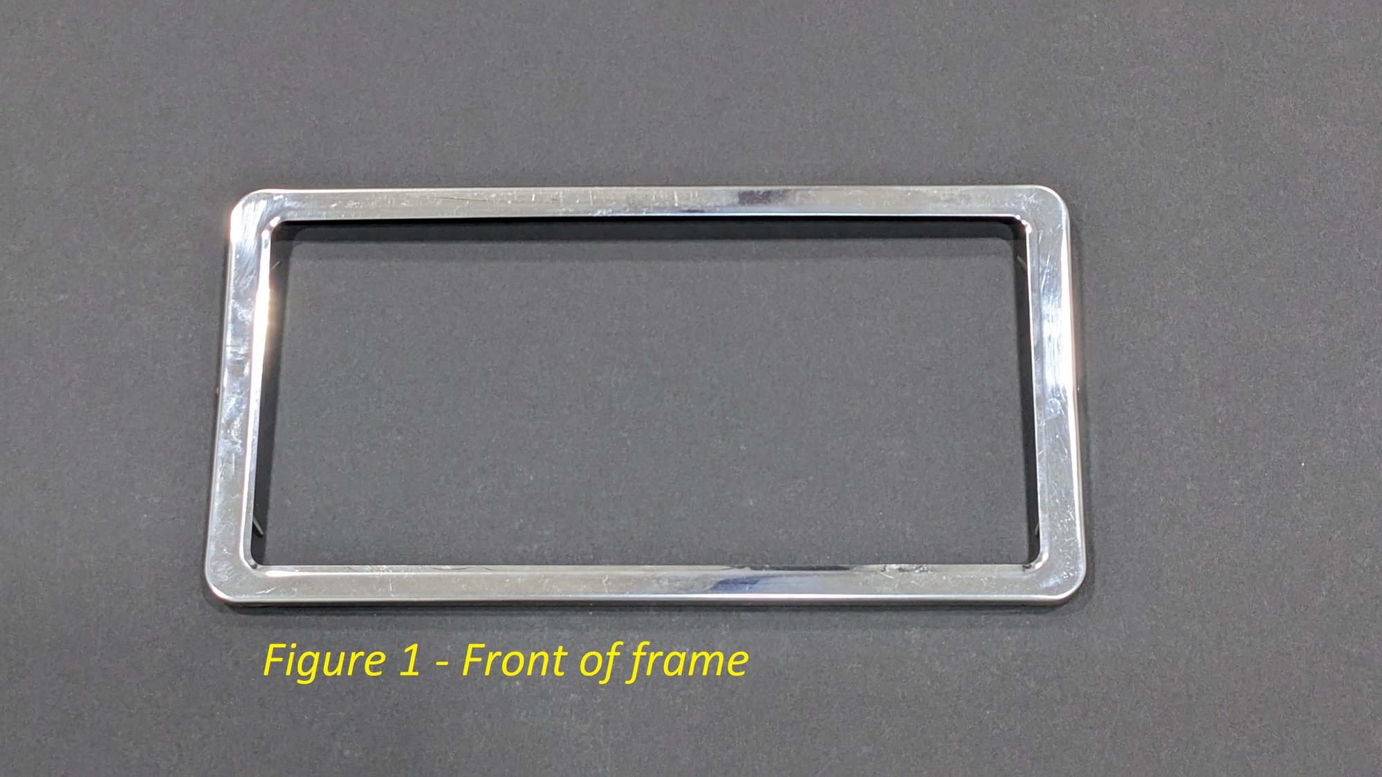 WTB (Want To Buy) GM 63-75 Corvette Stainless Steel License Plate ...