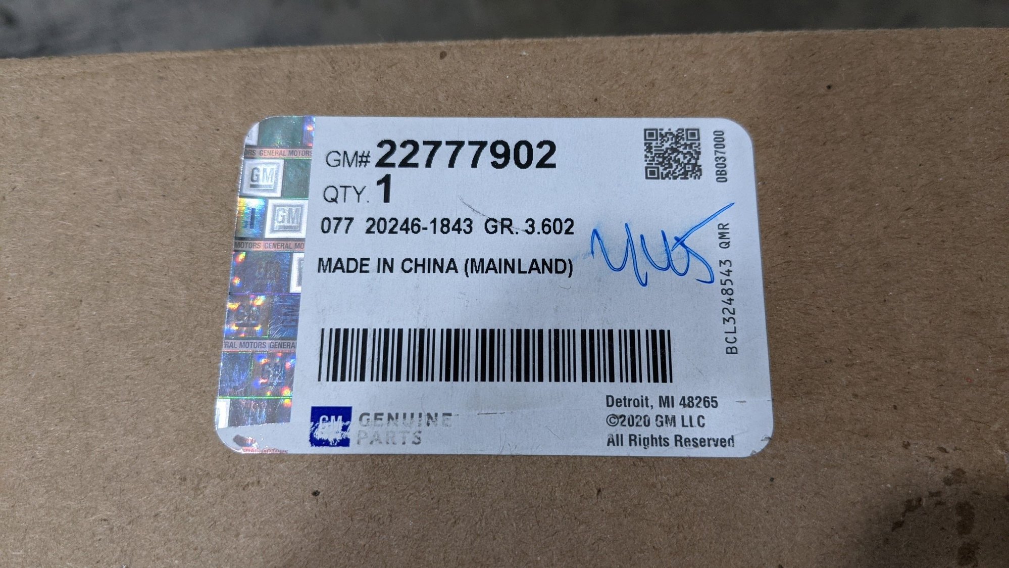 FS (For Sale) Rear bumper exhaust heat shield, $150, GM part # 22777902 ...