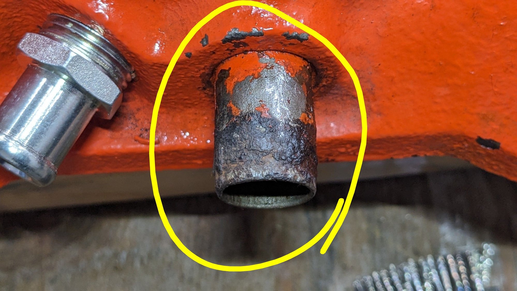 C2 Anyone know how these fittings were originally installed ...