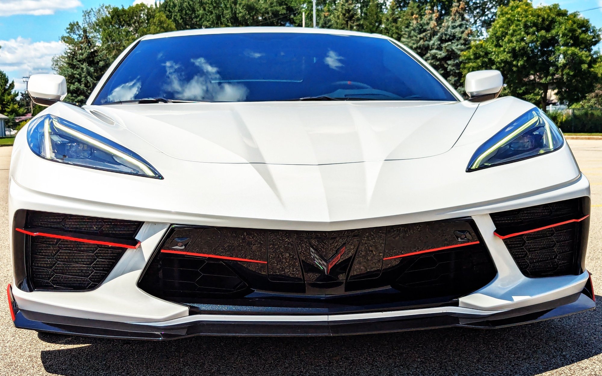 Thinking of Moving Nose Emblem/Flags - CorvetteForum - Chevrolet ...