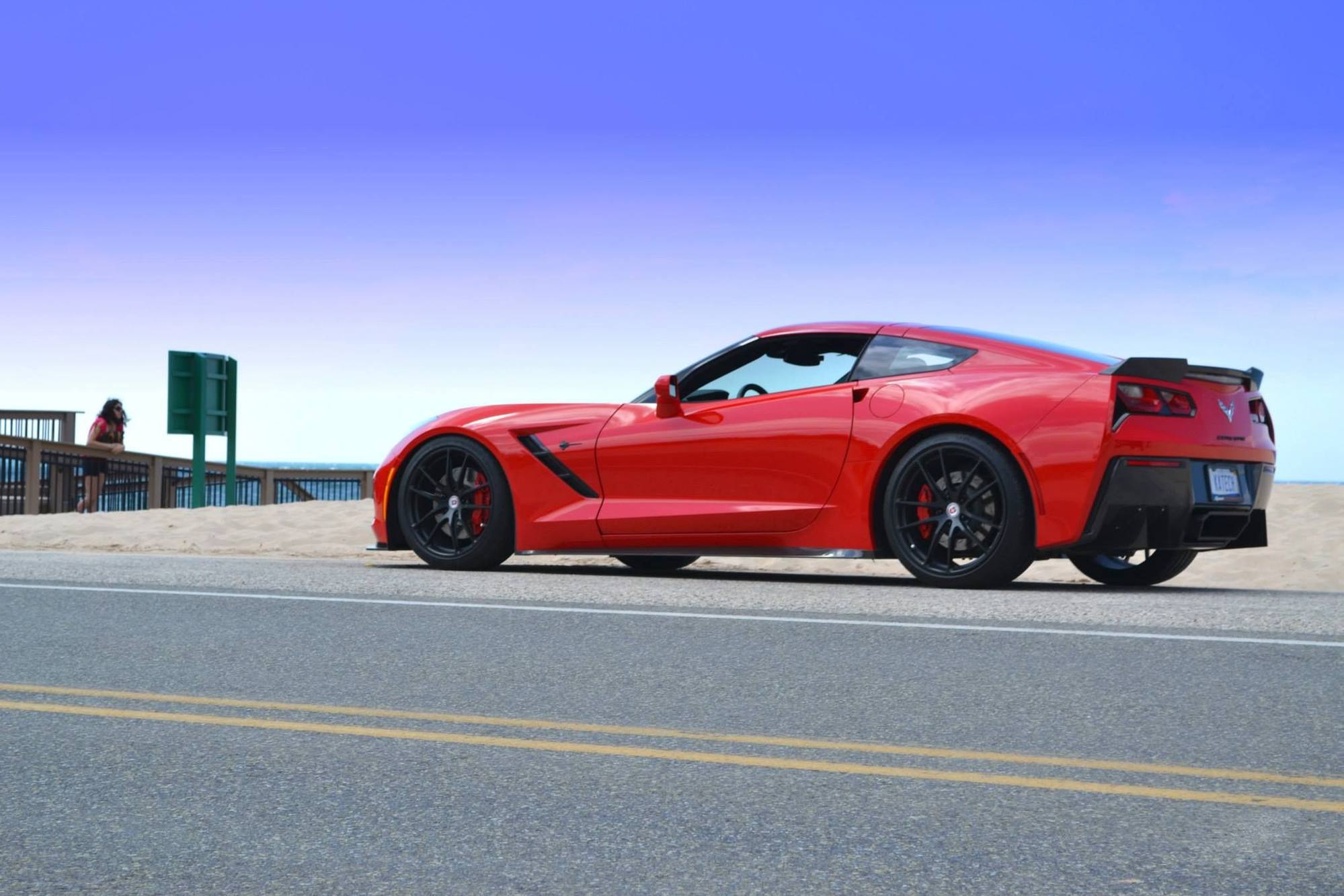 Katech C7 Carbon Fiber Rear Diffuser With Optional Strakes ...