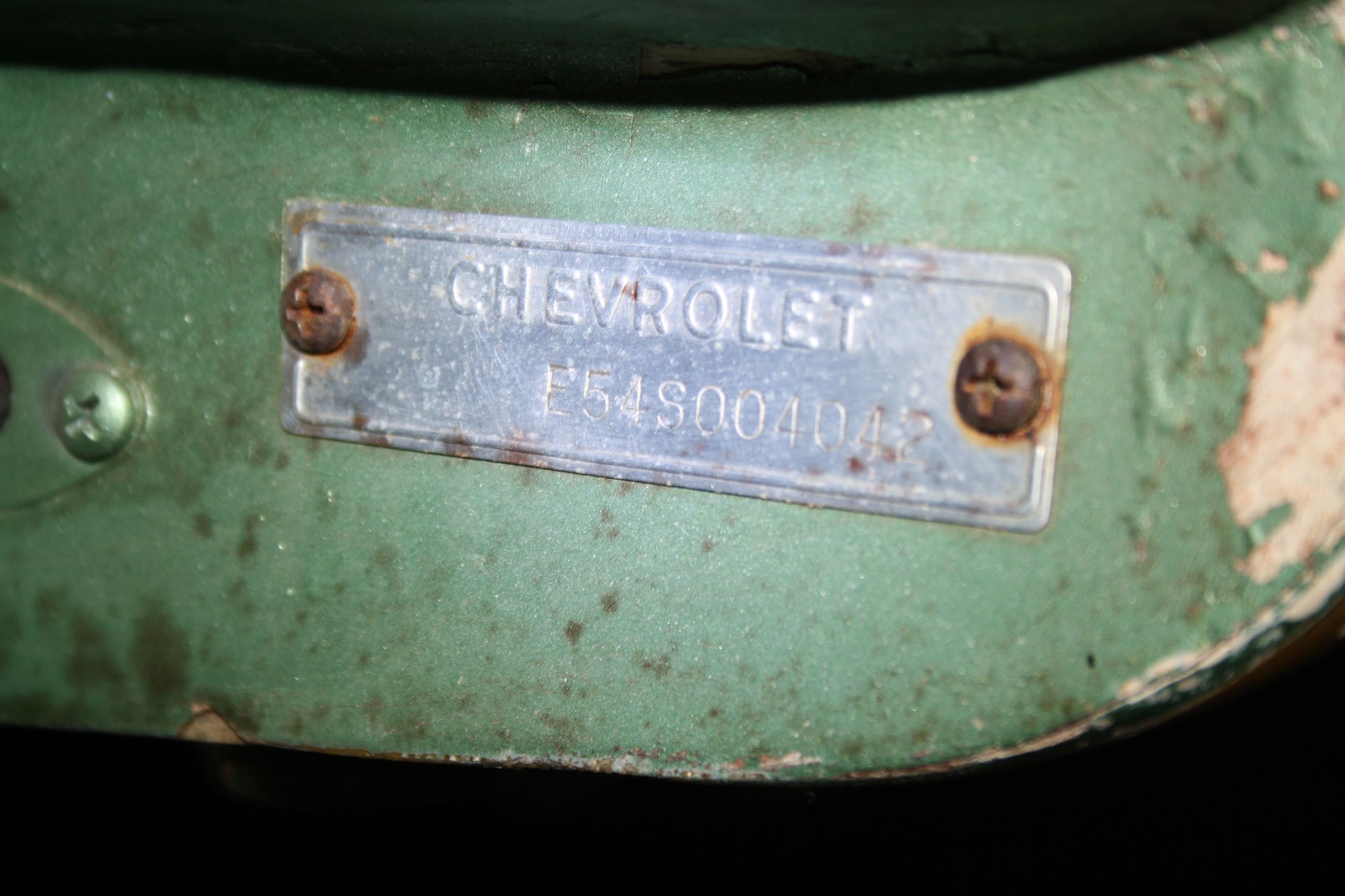 Opinion on vin tag 1954 - Page 2 - CorvetteForum - Chevrolet Corvette ...