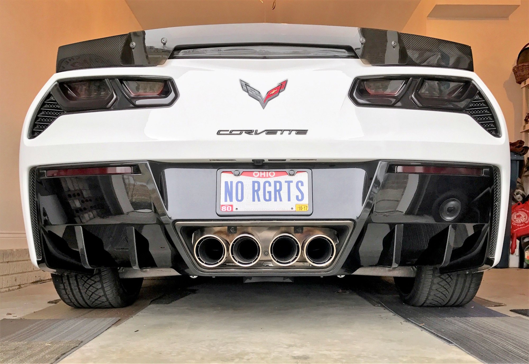 WTB (Want To Buy) Carbon flash Rear Diffuser Fins - CorvetteForum ...