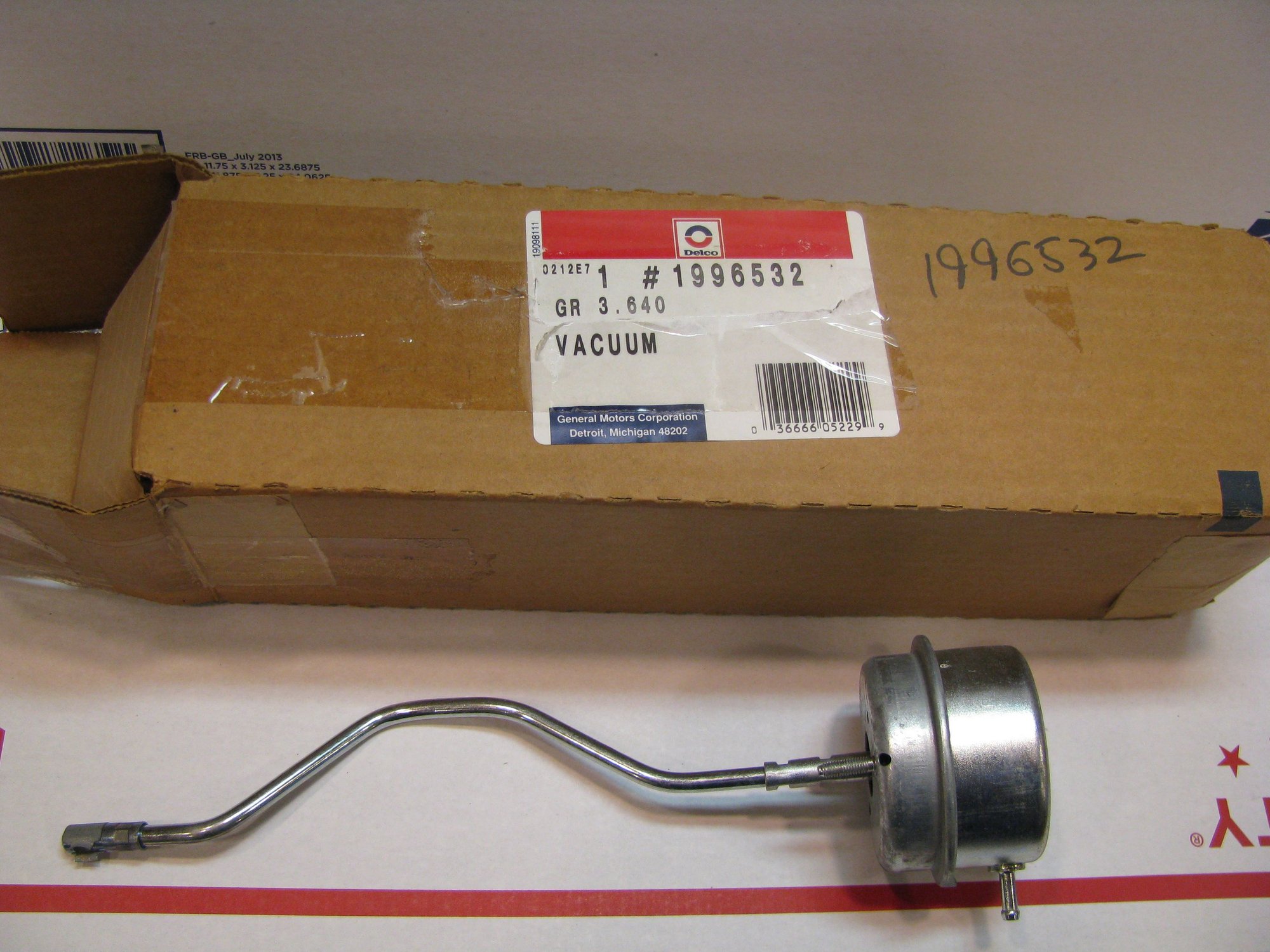 FS (For Sale) GM 1996532 EFE Valve Actuator - CorvetteForum - Chevrolet ...