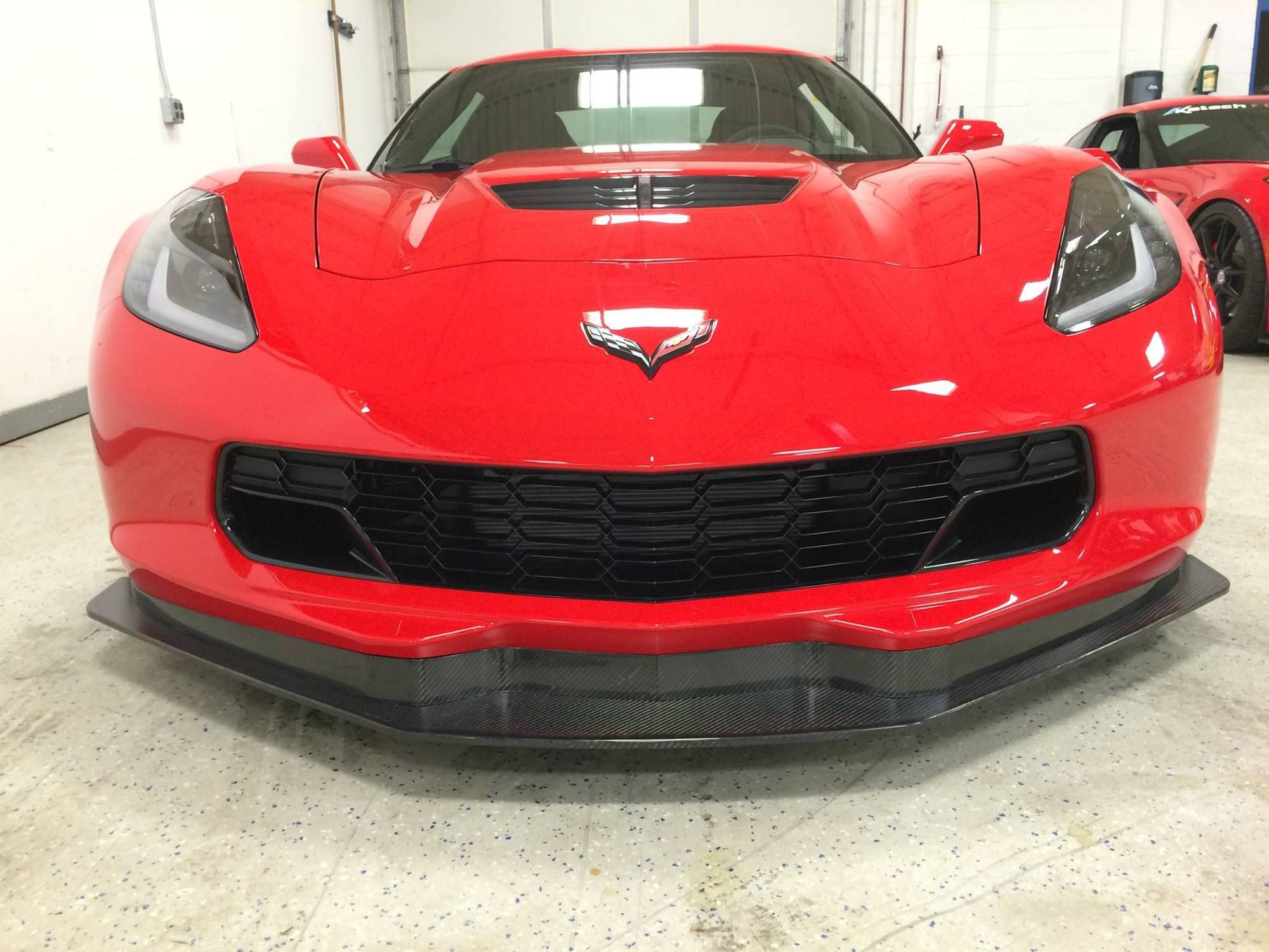 Katech CF front splitter - CorvetteForum - Chevrolet Corvette Forum ...
