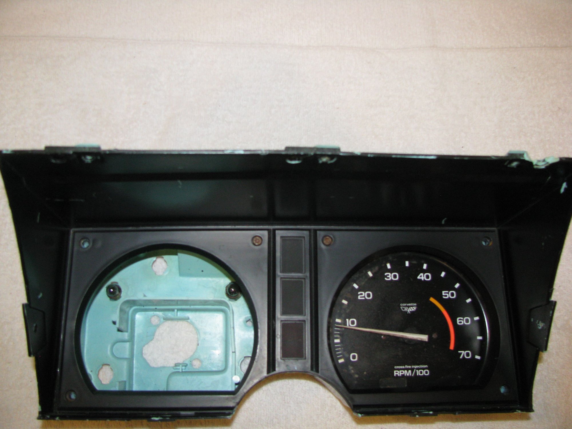 FS (For Sale) 1978-1982 Corvette Speedometer & Tachometer Housing with ...
