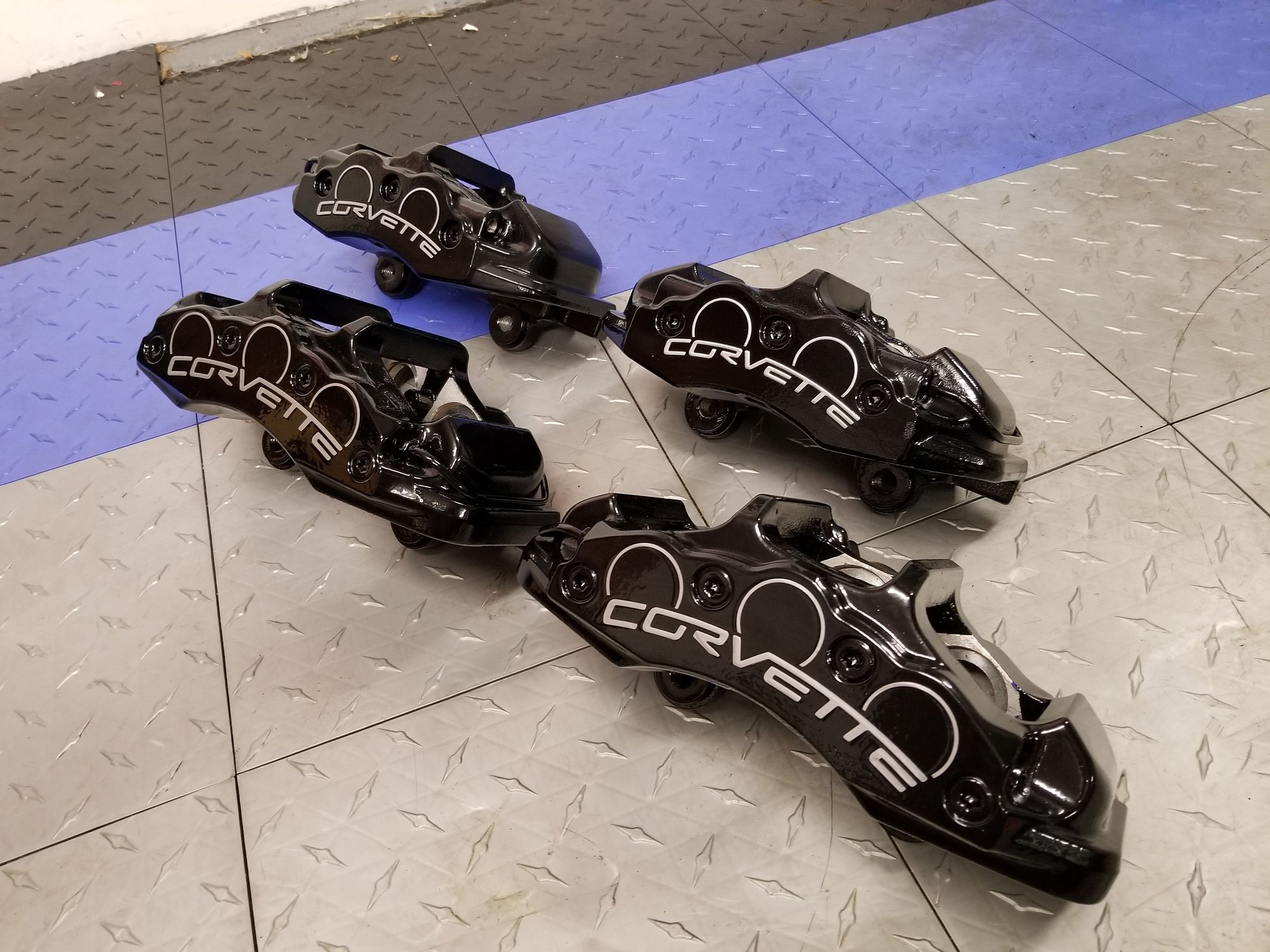 FS (For Sale) C6 Z06 Grand Sport Calipers Complete LIKE NEW Gloss Black ...