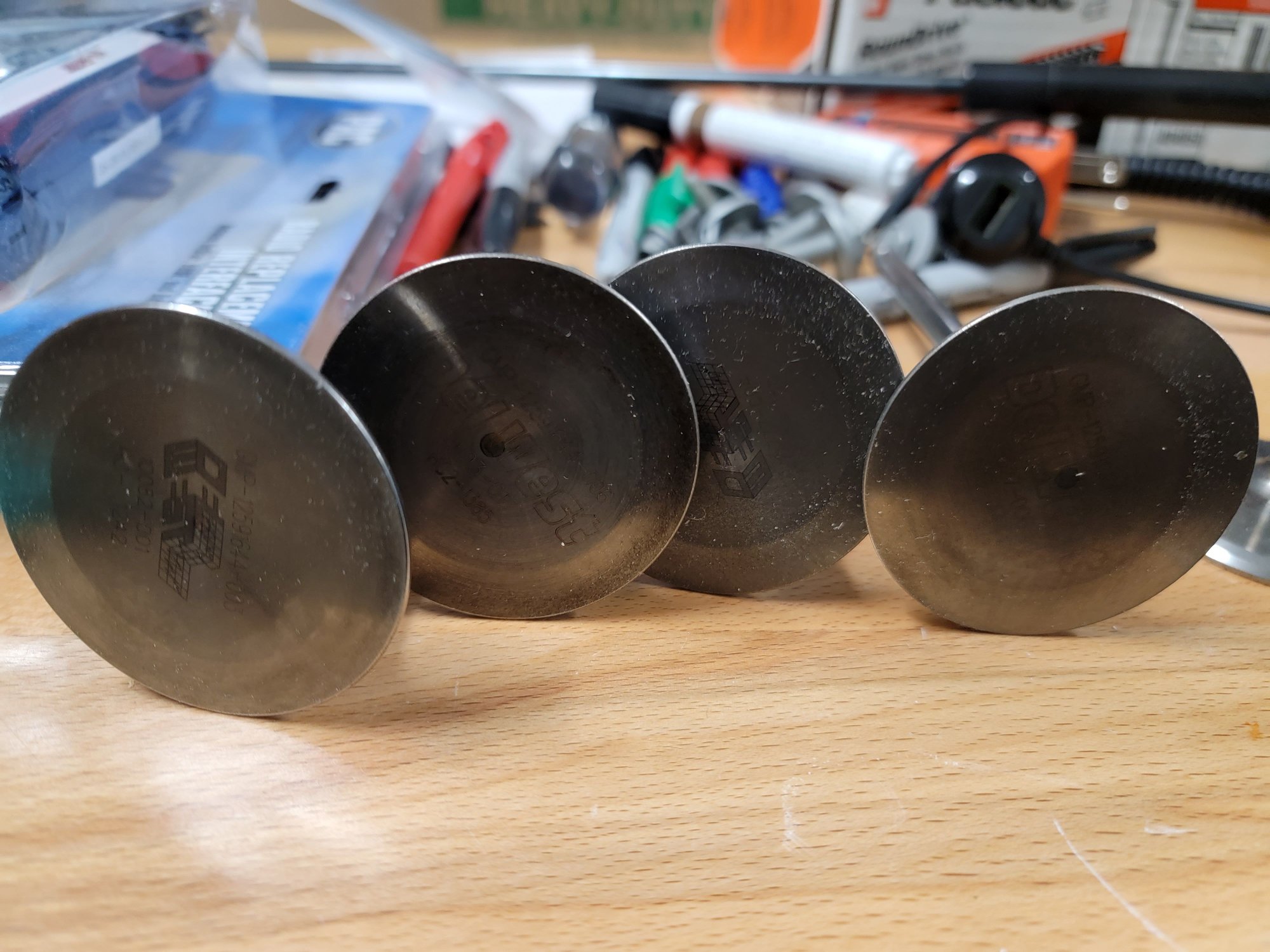 FS (For Sale) LS7 Ti Intake Valves New Exhaust Valves - CorvetteForum ...