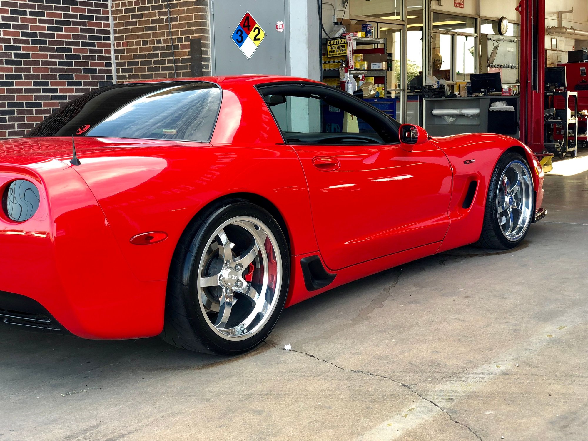 FS (For Sale) mint torch red blown c5z on CCWs Texas - CorvetteForum ...