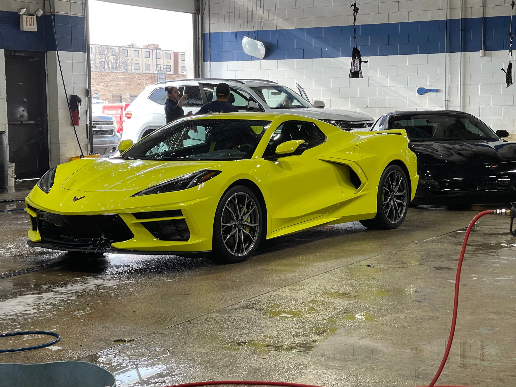 All Yellow C8 Getting clean - CorvetteForum - Chevrolet Corvette Forum ...