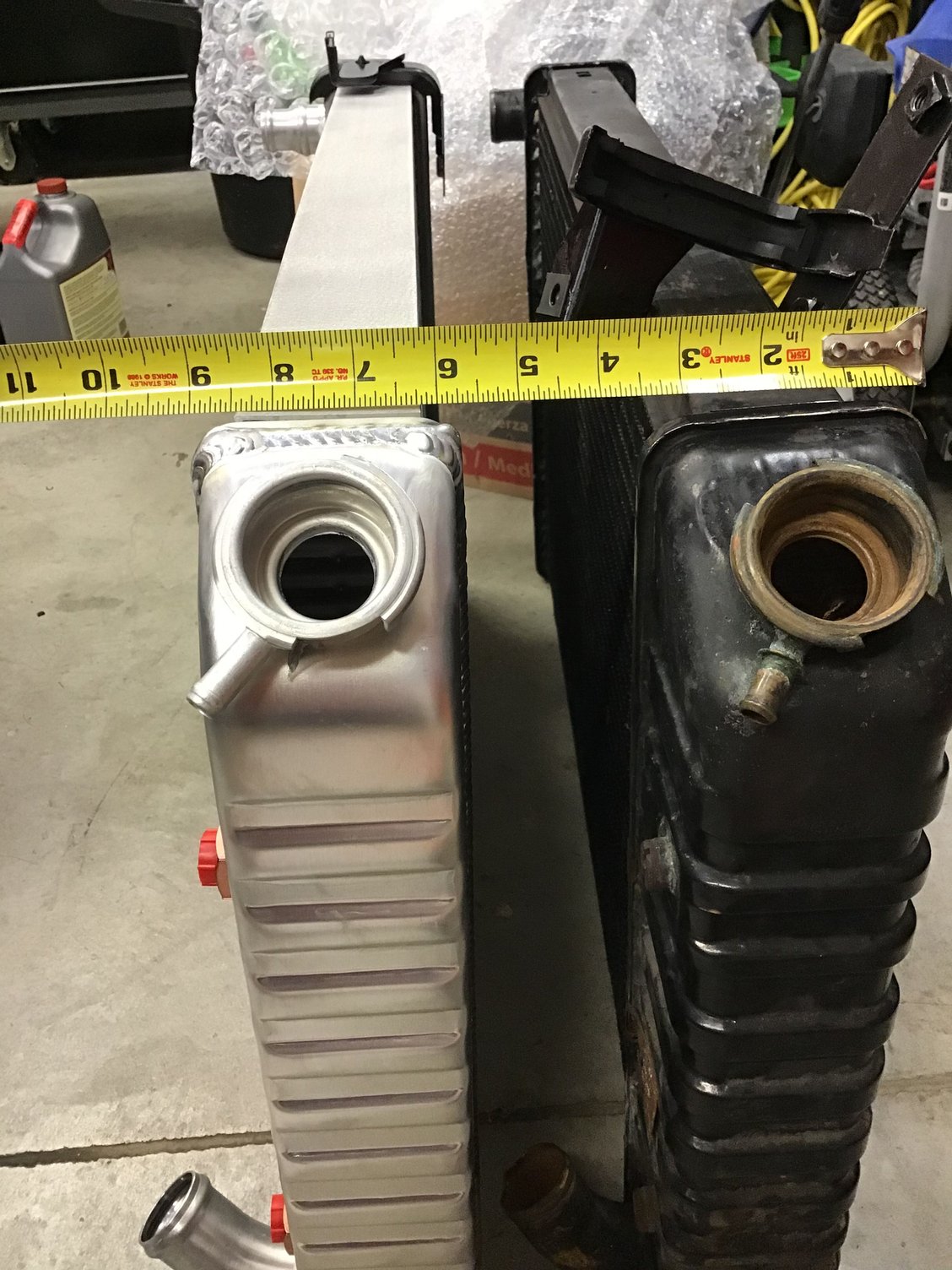 My original 40 yo radiator replacement 79 l82 - CorvetteForum ...