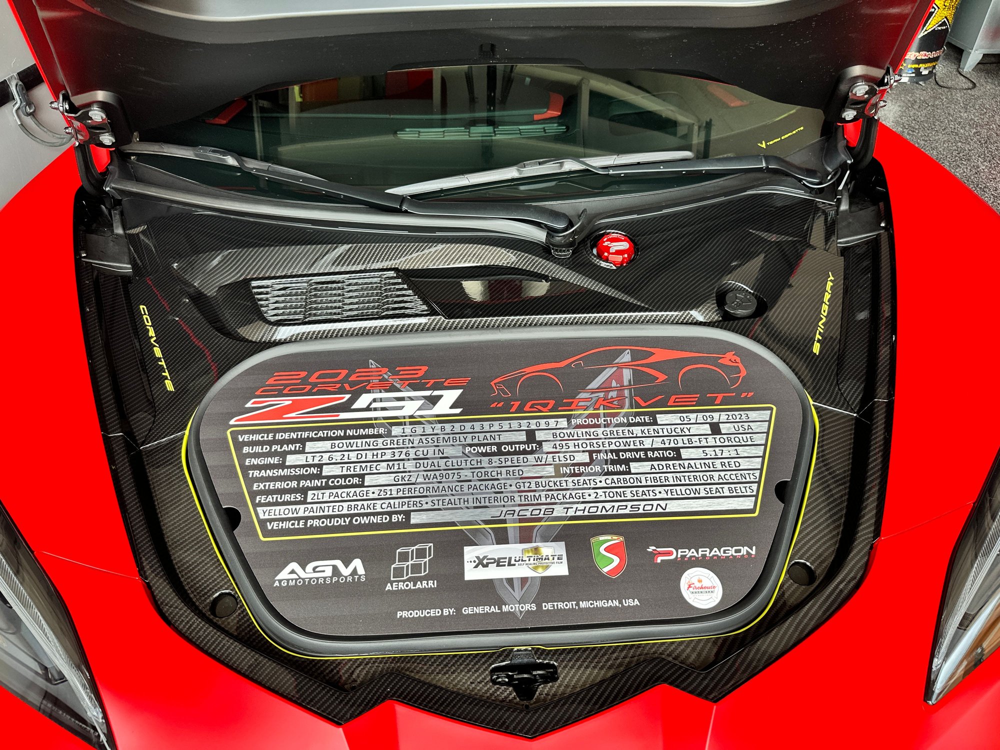 Frunk cover - CorvetteForum - Chevrolet Corvette Forum Discussion