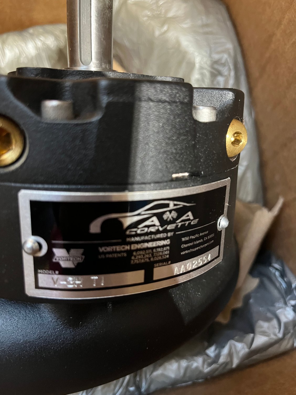 FS (For Sale) Vortech V3 Ti Heritage Series head unit - CorvetteForum ...