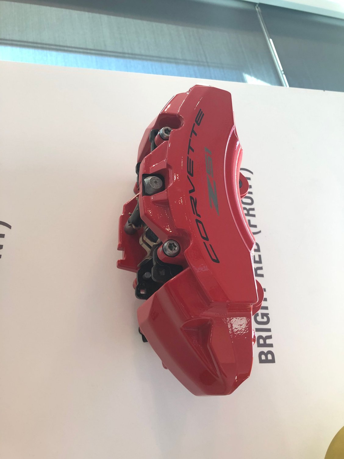 Didn’t realize this but Edge Red calipers are matte--FYI ...