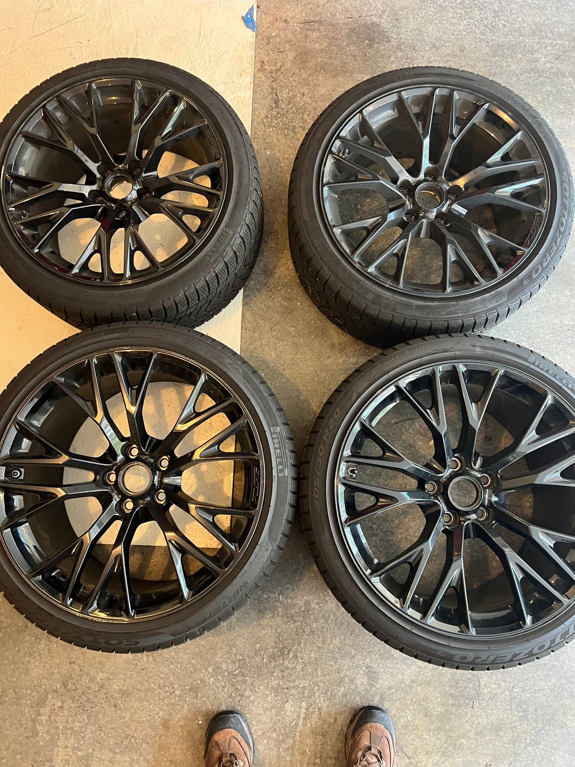 FS (For Sale) Z06 rims with Pirelli Soto zero tires and pressure ...