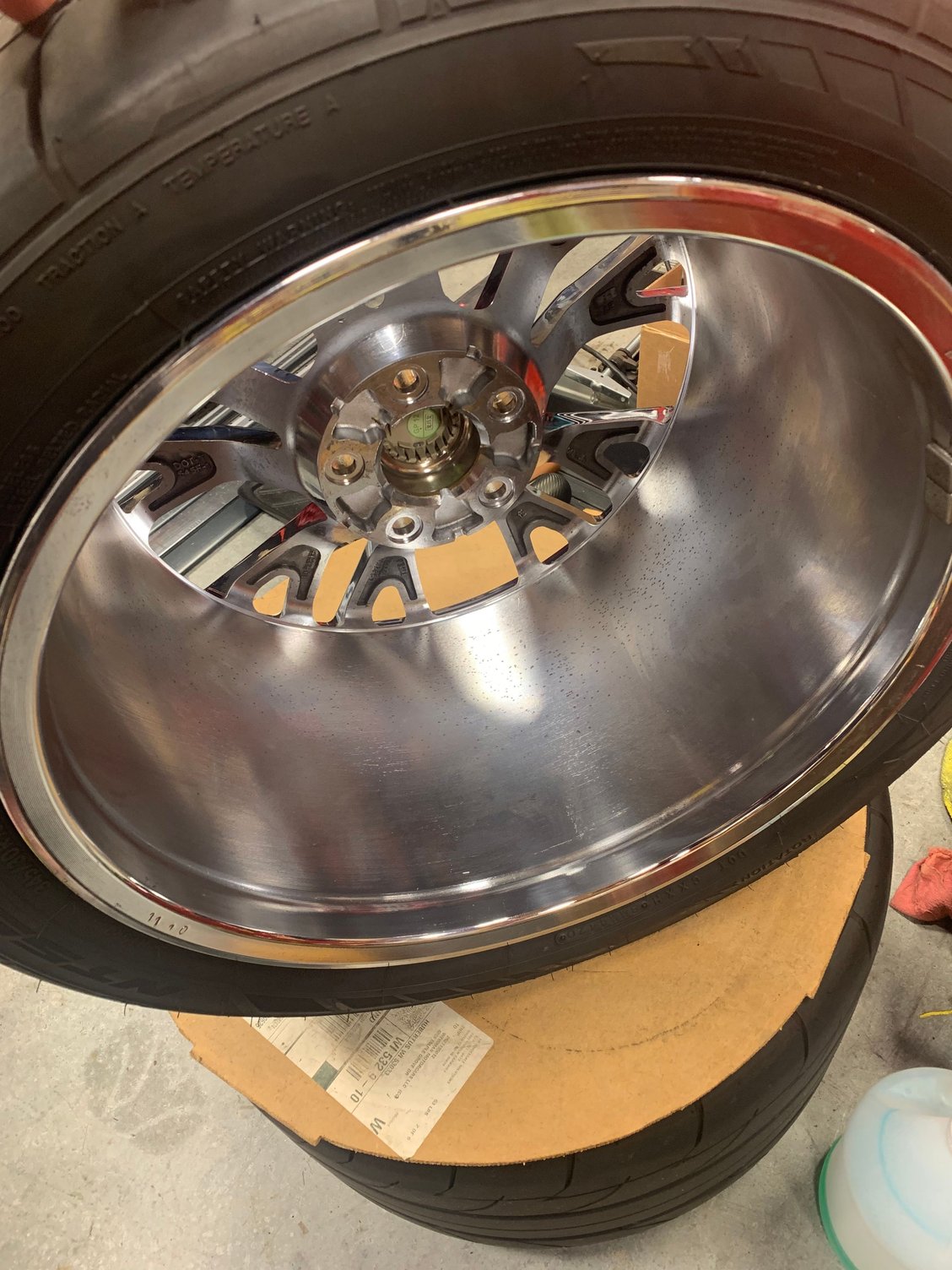 FS (For Sale) Wisconsin - Chrome 19x12 on 345/30/19 Nitto NT555R2 Drag ...