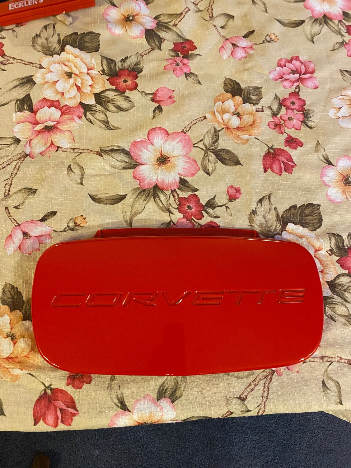 FS (For Sale) C5 Torch Red Front License Plate Cover - CorvetteForum ...