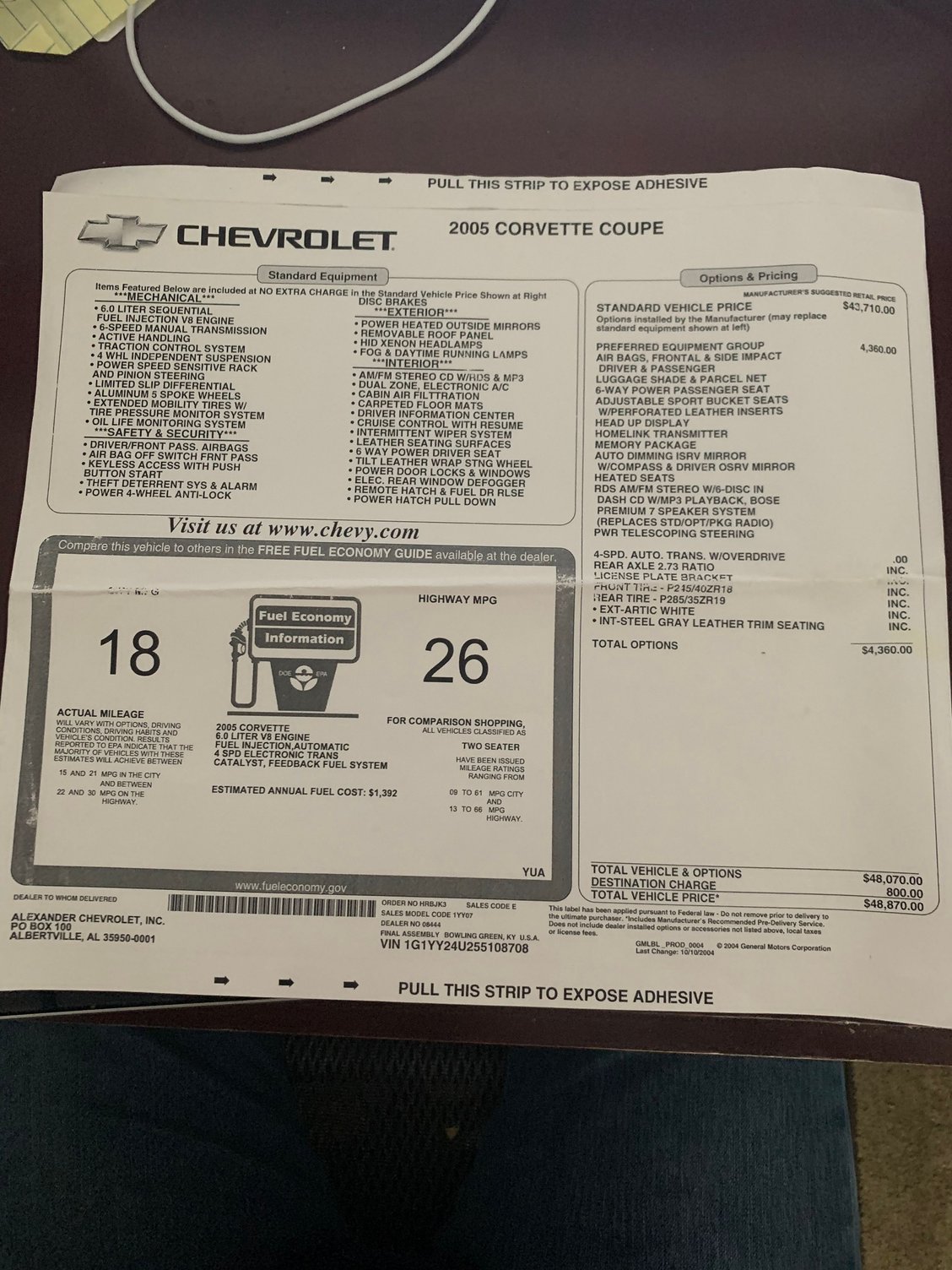 FS (For Sale) C6 2005 Corvette For Sale - CorvetteForum - Chevrolet ...