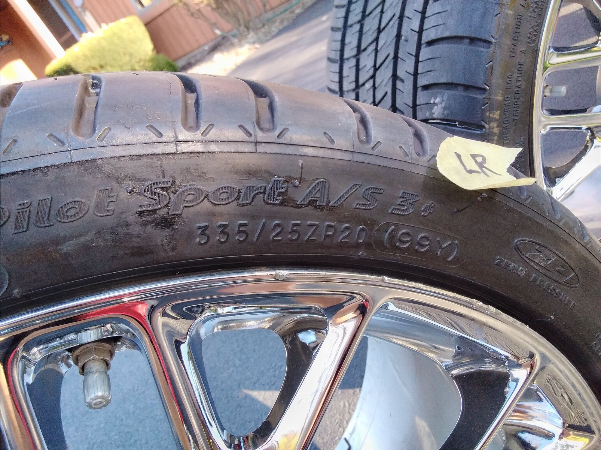 FS (For Sale) Set of C7 Z06 Repaired OEM Chrome Wheels with Michelin ...