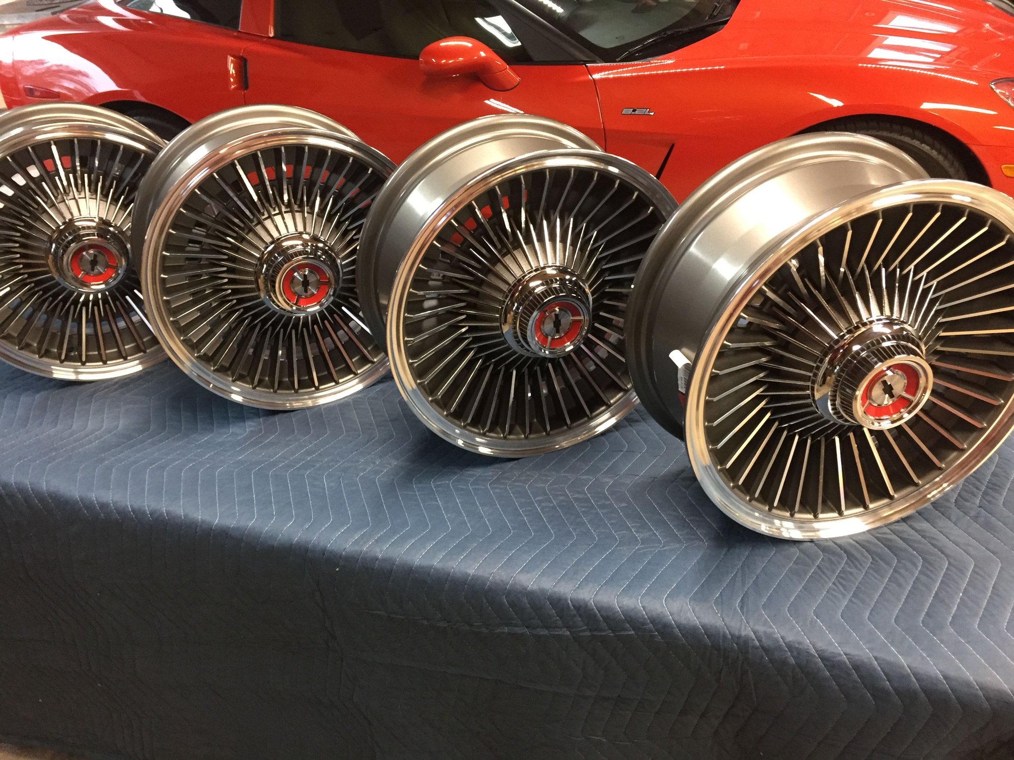 FS (For Sale) 1967 Corvette Bolt On Wheels, Set of 4 - CorvetteForum ...