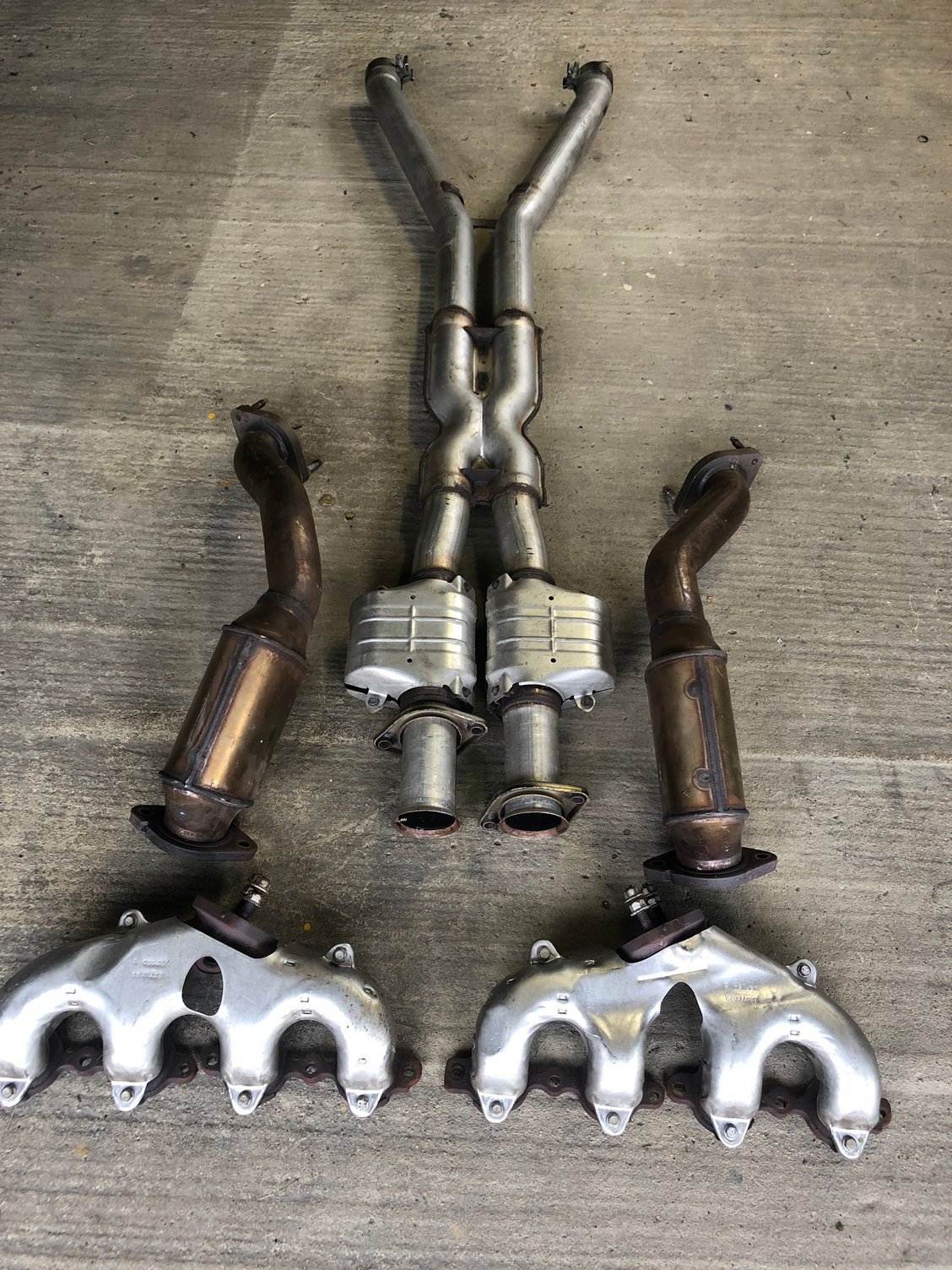 FS (For Sale) Ls3 exhaust manifolds, down pipes and mid pipes ...